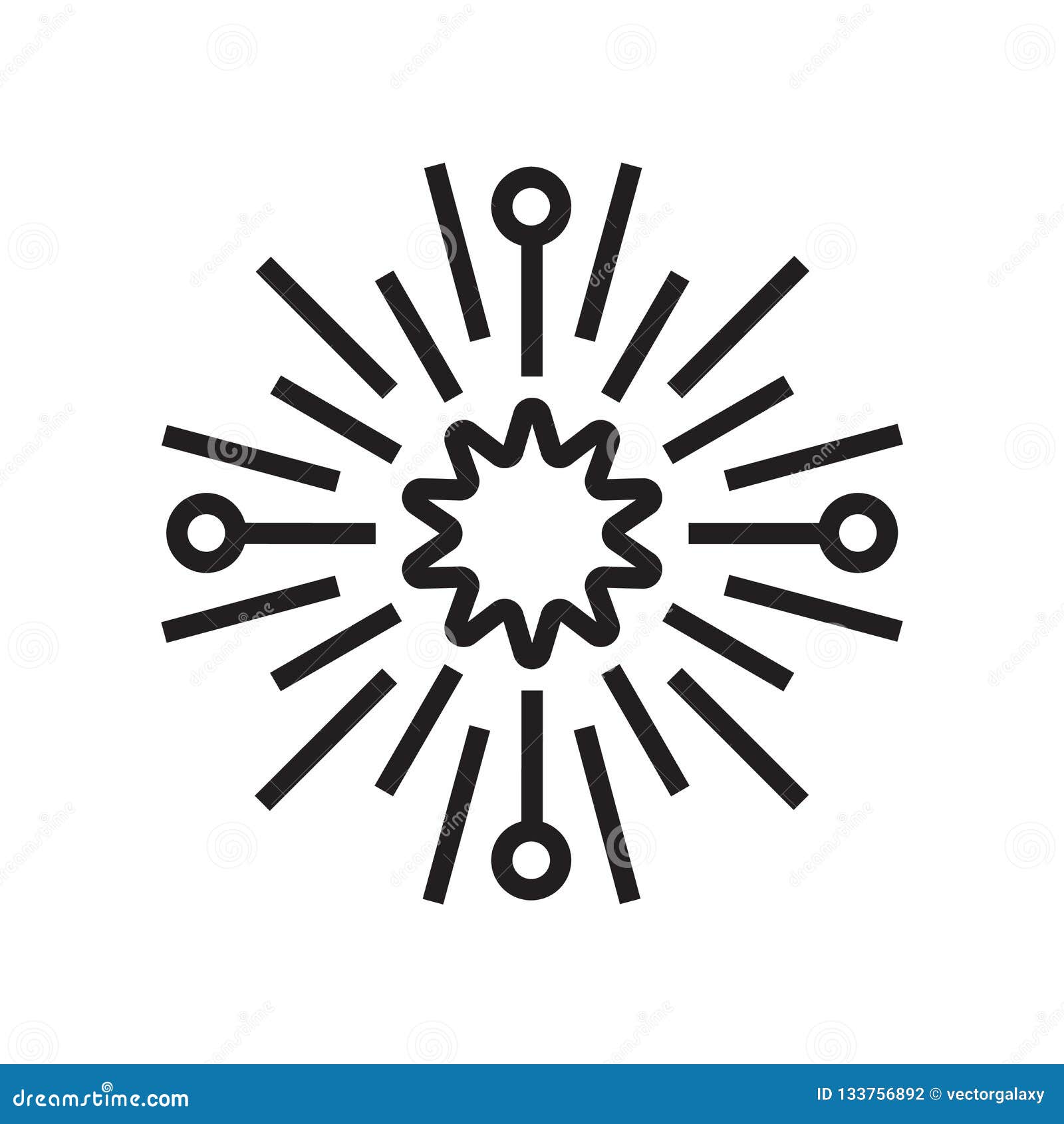 Magic Icon Vector Sign and Symbol Isolated on White Background, Magic ...