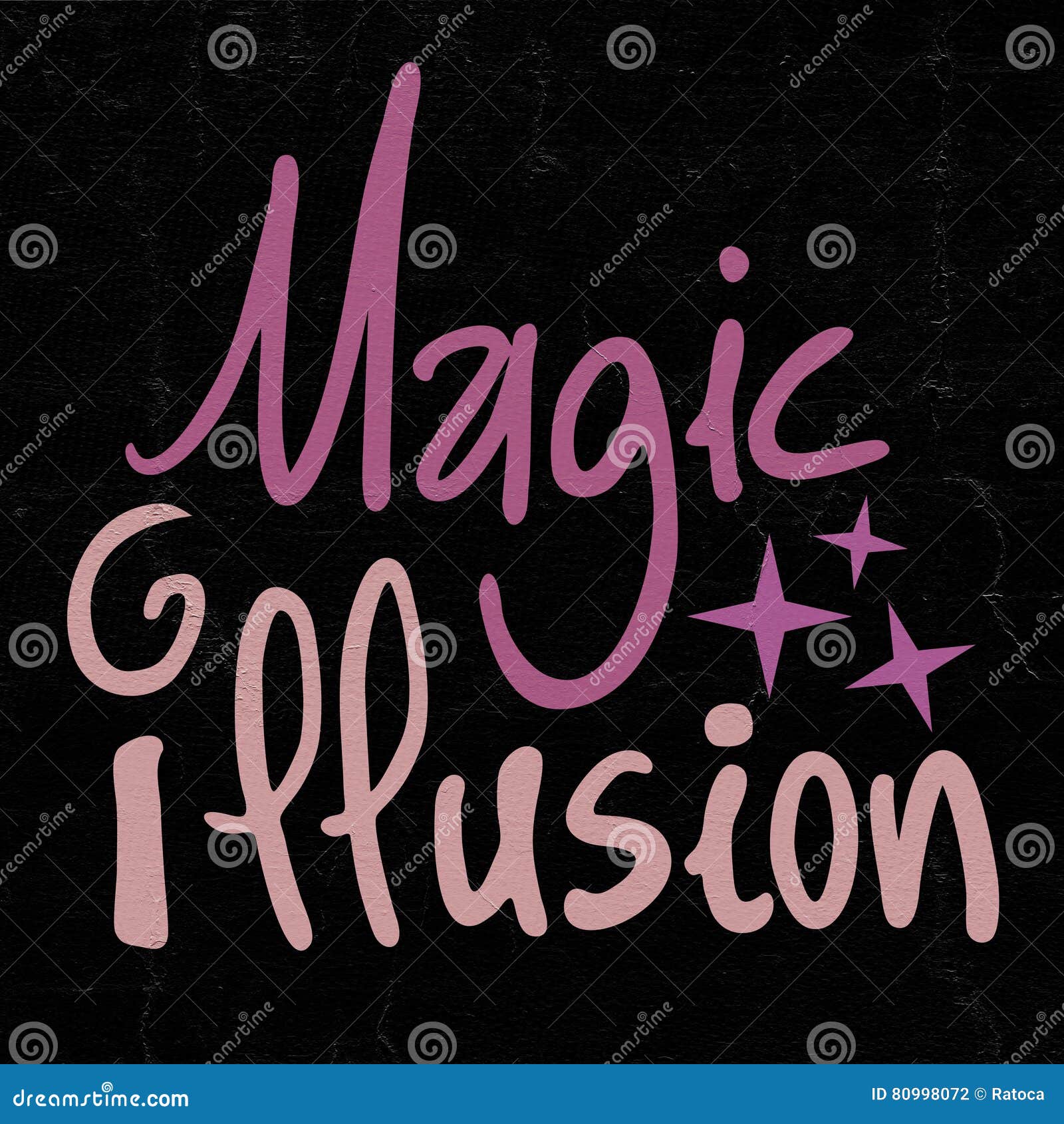 Magic illusion symbol stock illustration. Illustration of wand - 80998072