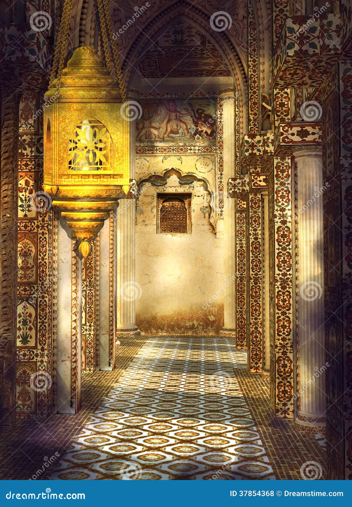 Magic India hallway stock photo. Image of butterfly, dreamy - 37854368