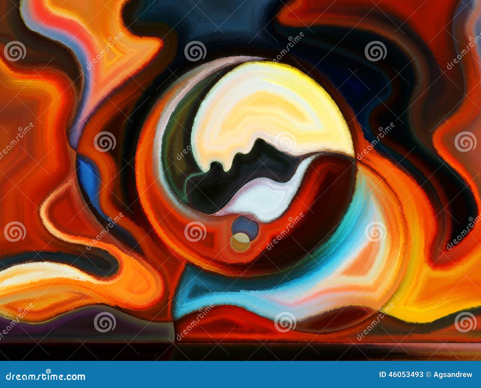 Magic of Inner Paint stock illustration. Illustration of metaphor ...