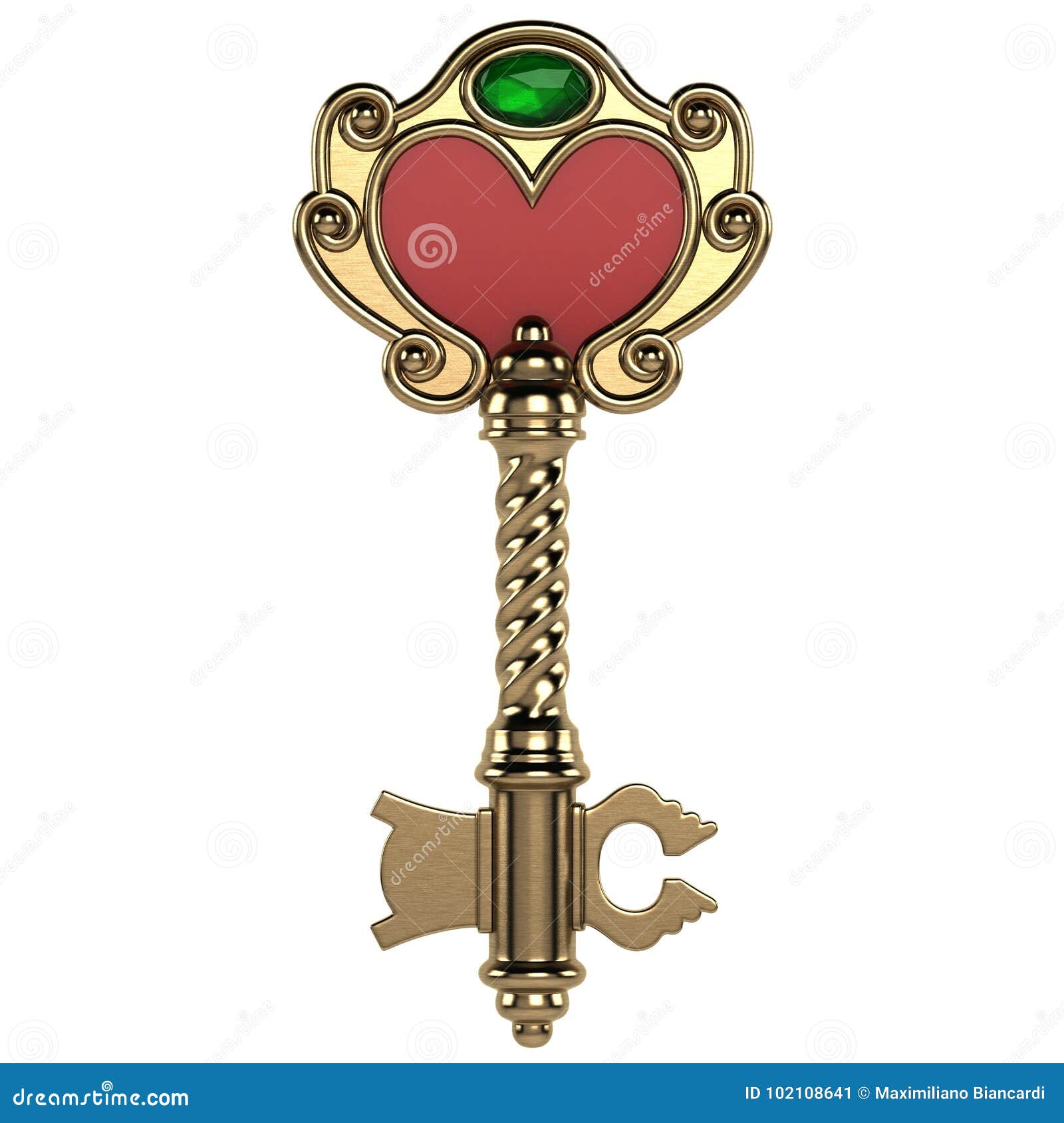 Magic Key stock illustration. Illustration of magic - 102108641