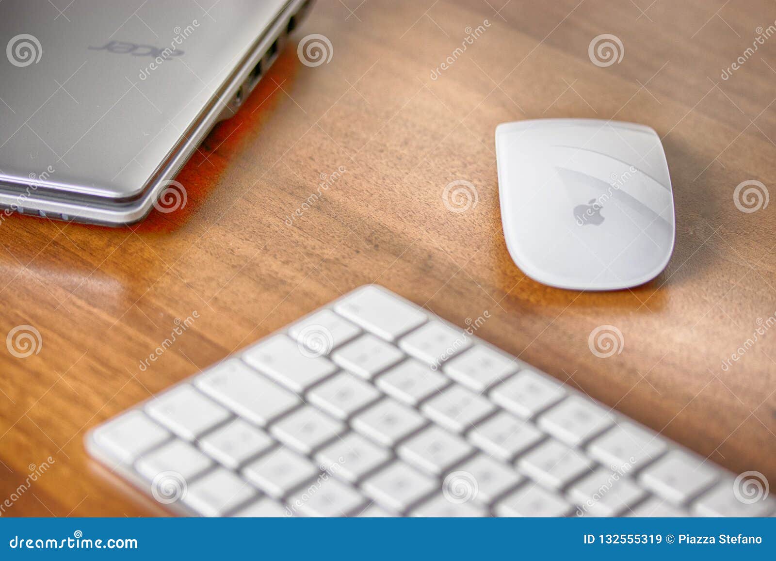 Magic Keyboard, Magic Mouse of Apple IMac and Laptop Acer Editorial ...