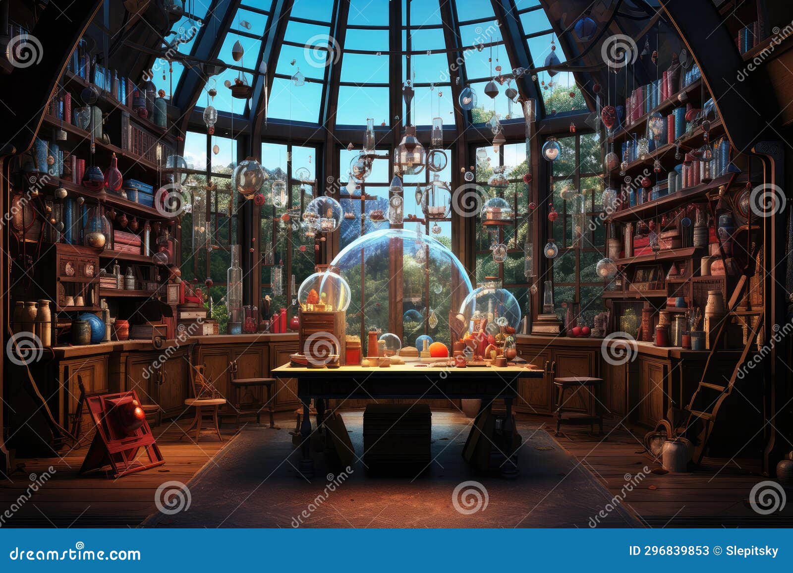 Magic Laboratory with Objects and Experiments with Huge Windows ...