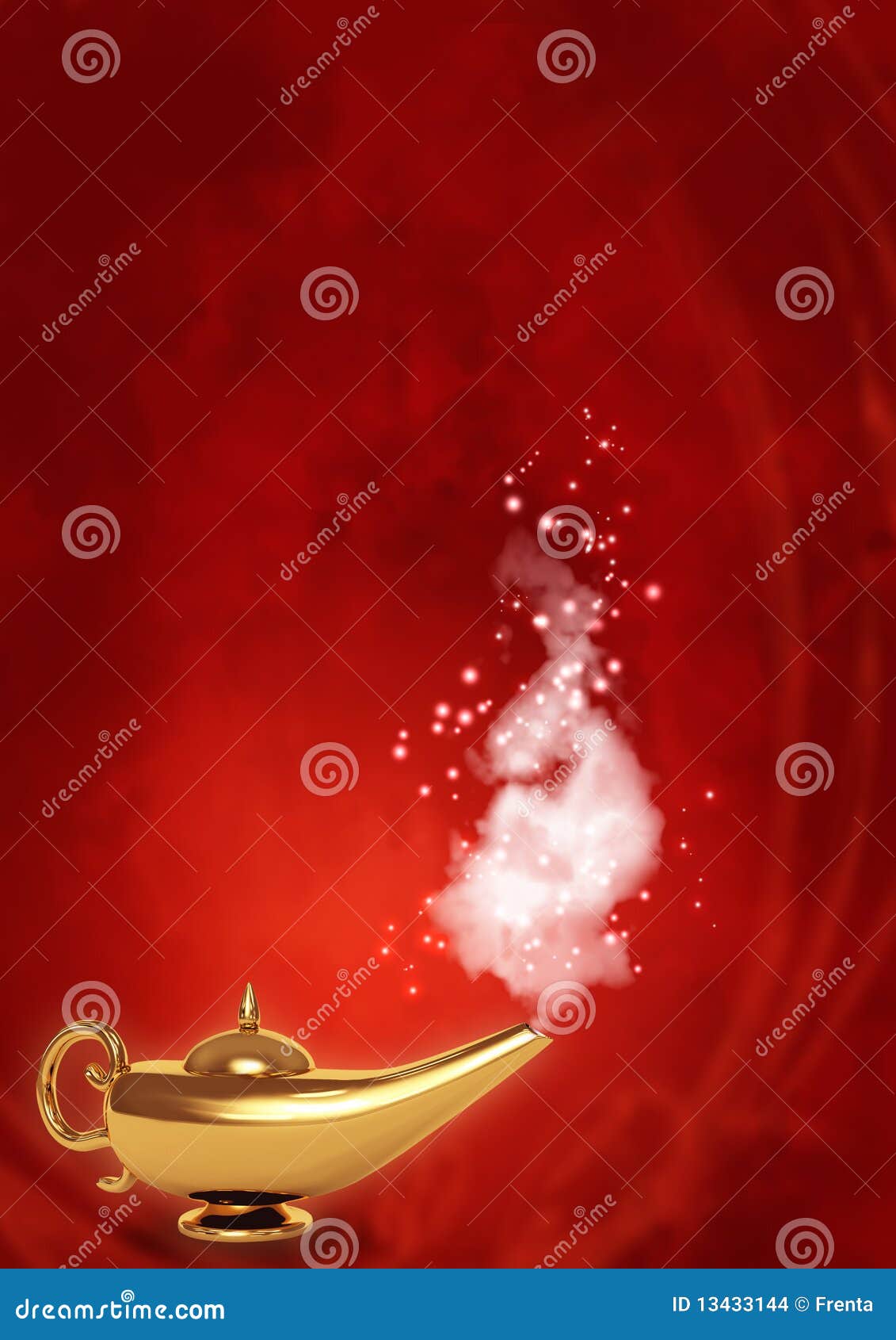 Magic lamp stock illustration. Illustration of mystery - 13433144