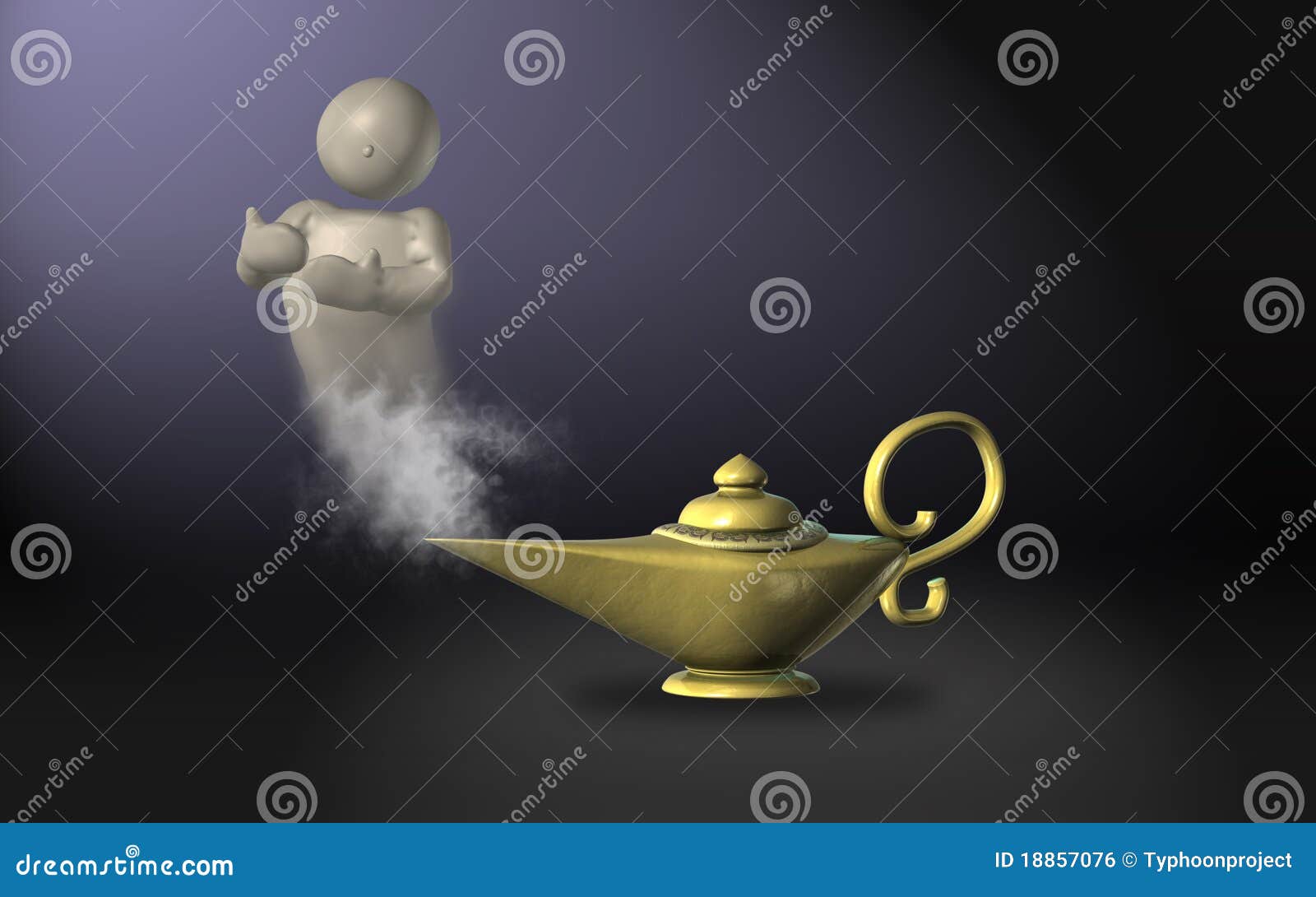 A magic lamp stock illustration. Illustration of tales - 18857076