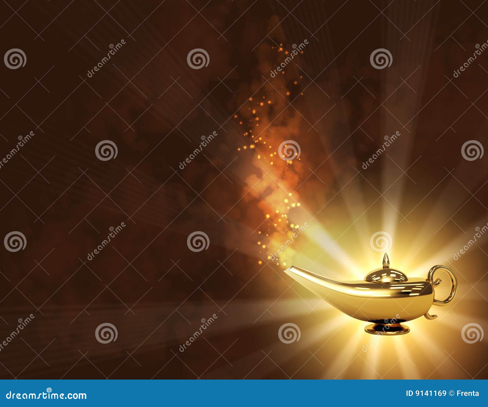 Magic lamp stock image. Image of light, genie, culture - 9141169