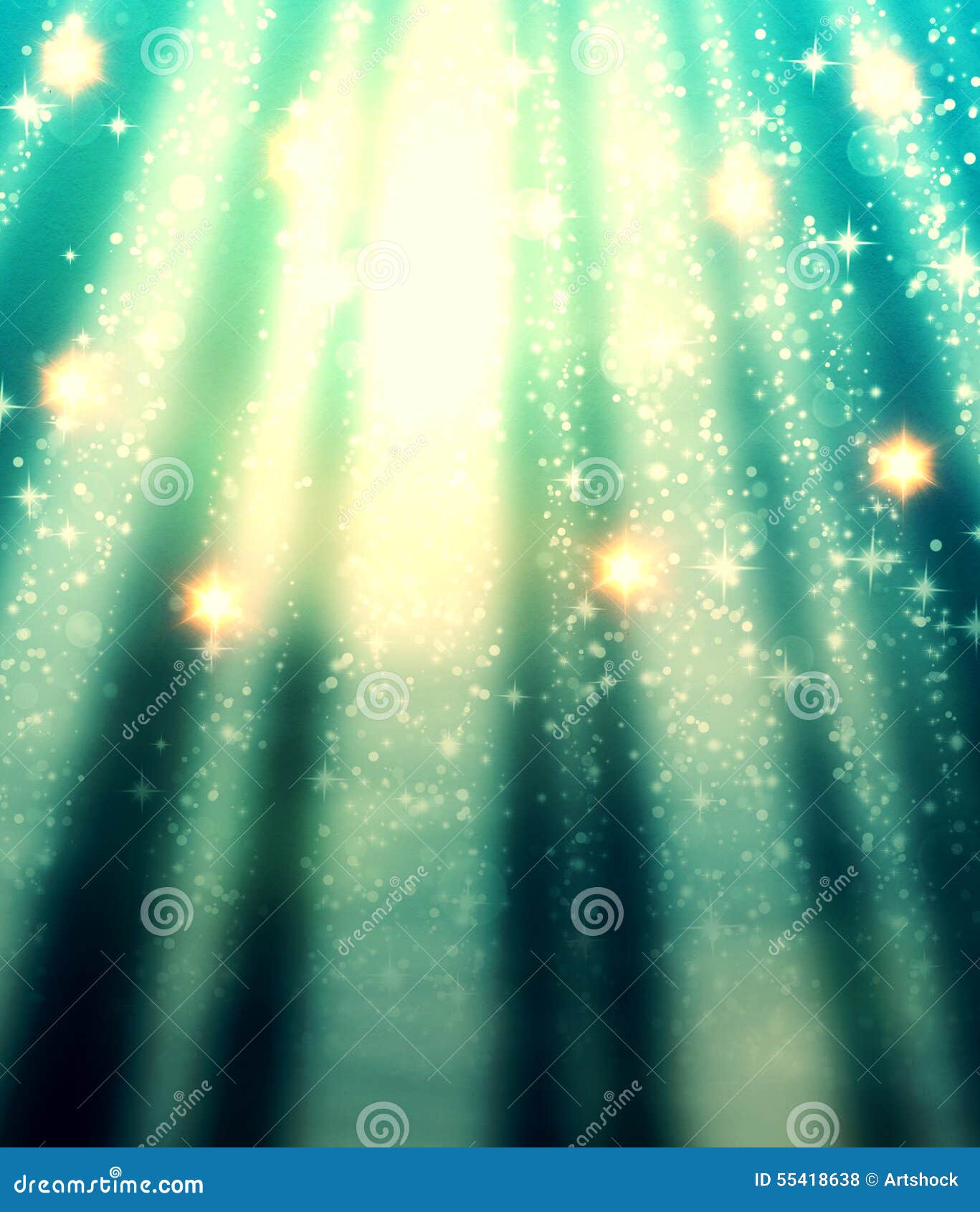 Magic Light stock illustration. Illustration of beam - 55418638