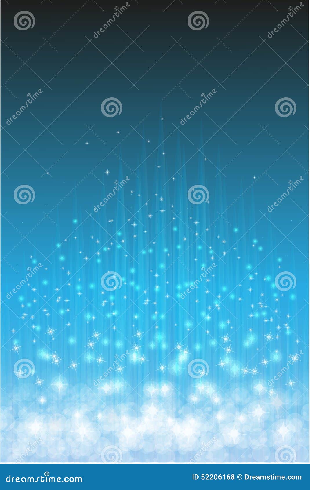 Magic Light Background. Blue and White Stock Vector - Illustration of ...