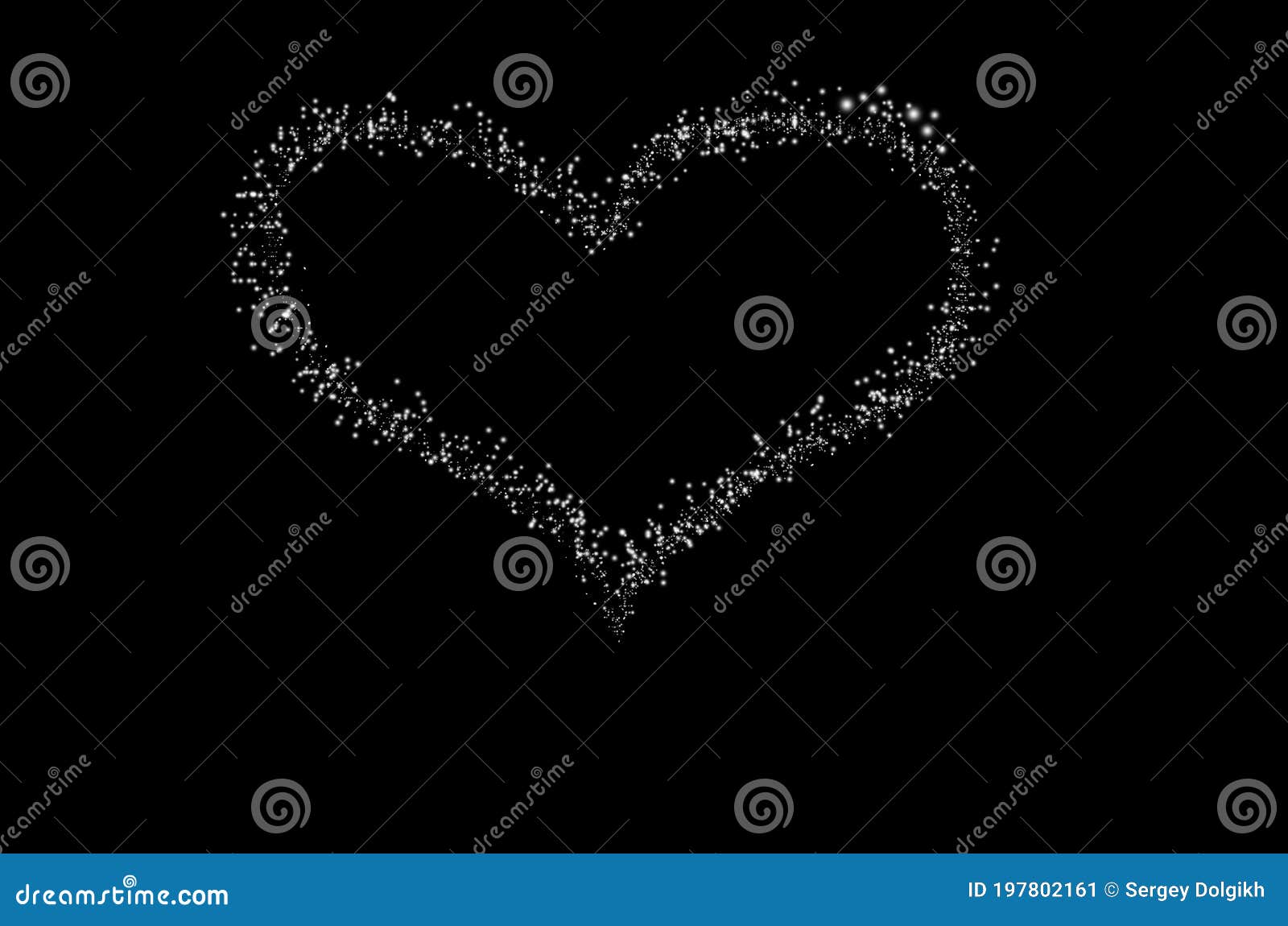 Stardust White Glitter.Sparkle Glowing Stardust. Magic Sparkling ...