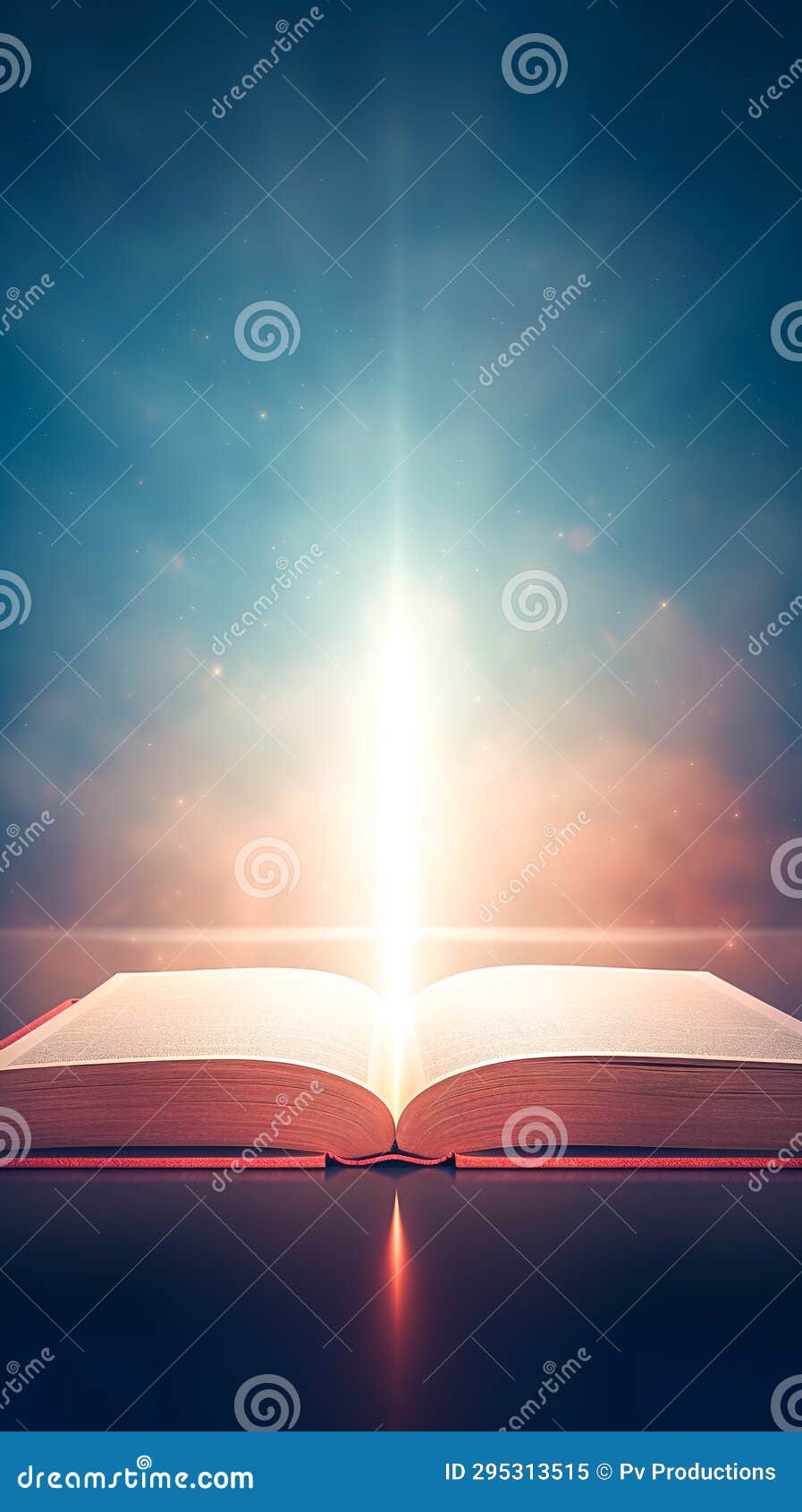 Secret Open Book with Bright Light, Fantasy Book. Stock Image - Image ...