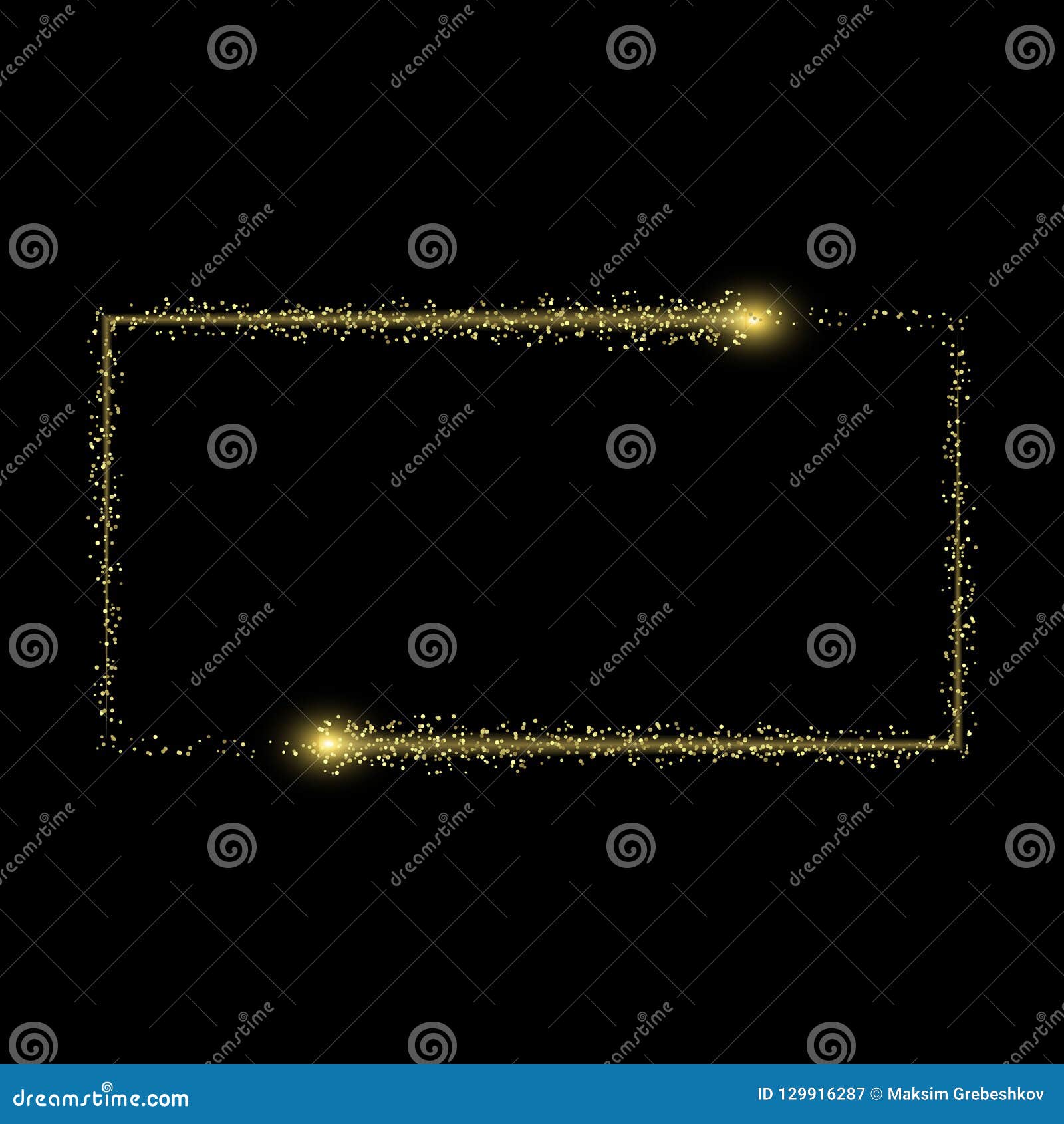 Magic Light Glow Effect Stars Bursts Stock Illustration - Illustration ...