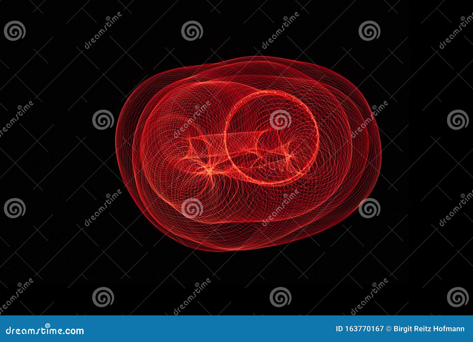 Magic Light Painting in Red Stock Image - Image of background, fantasy ...