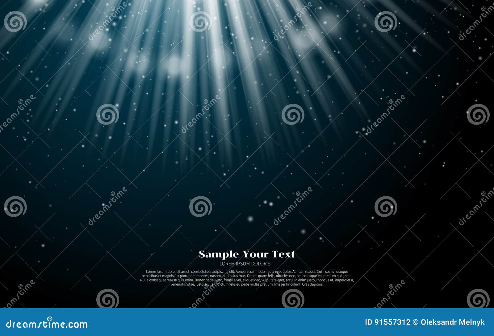 Magic Light. Realistic Design Elements. Vector Illustration Stock ...