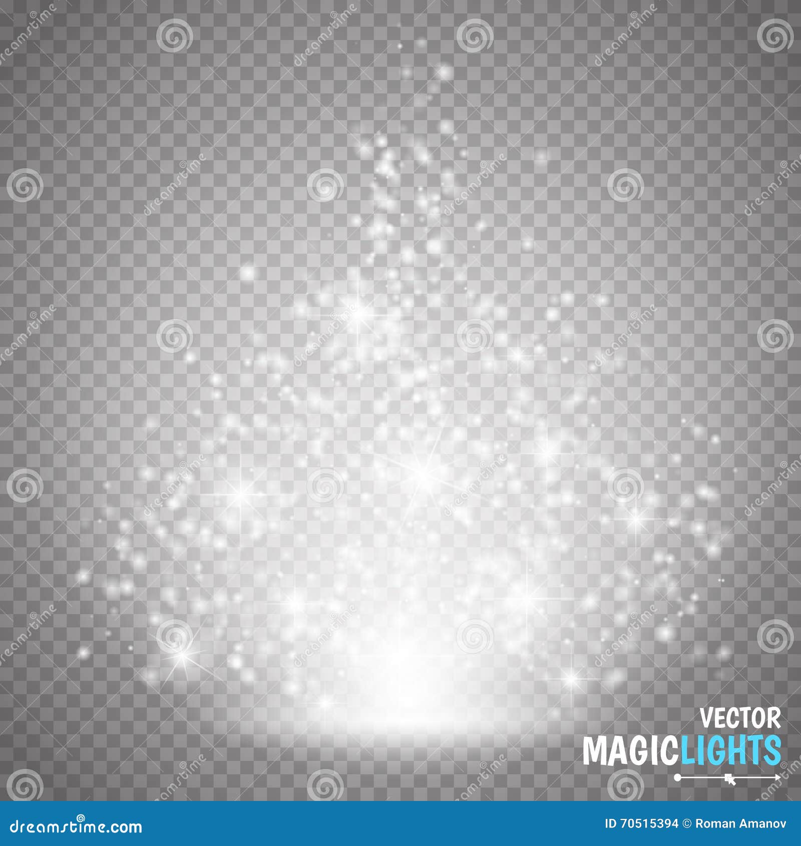 Magic Light Vector Effect. Glow Special Effect Light, Flare, Star And ...