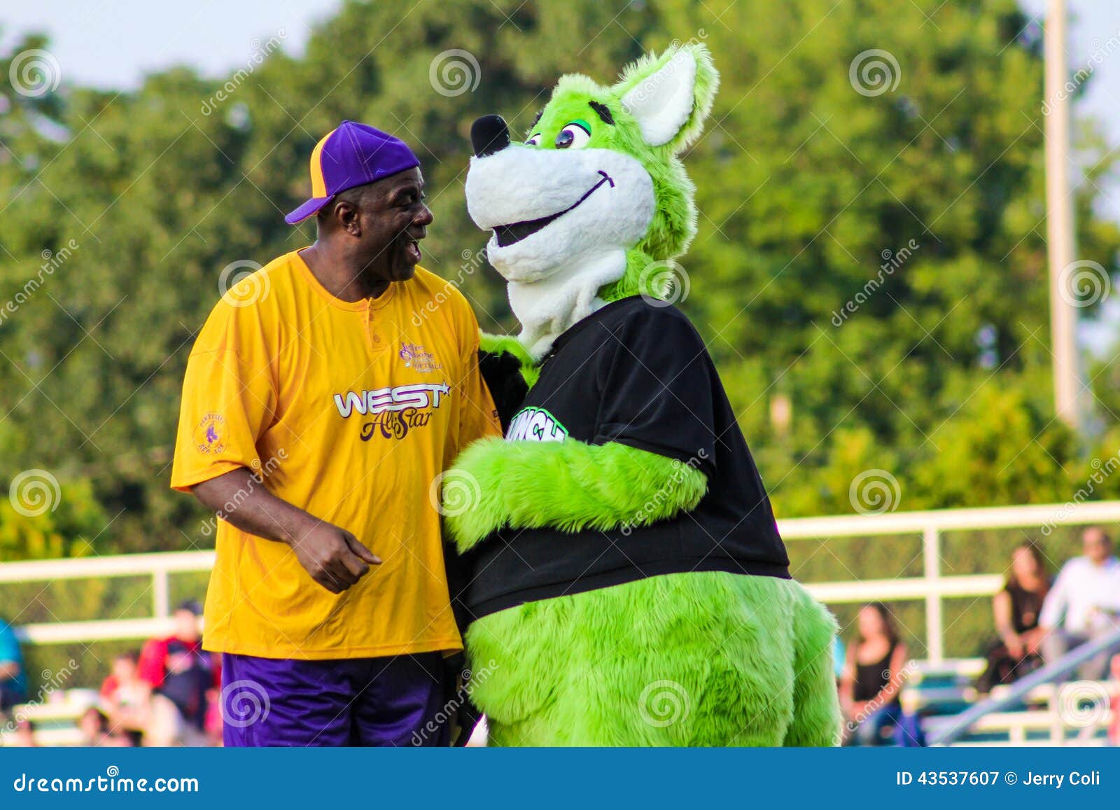 Magic and the Mascot. editorial photography. Image of magic - 43537607