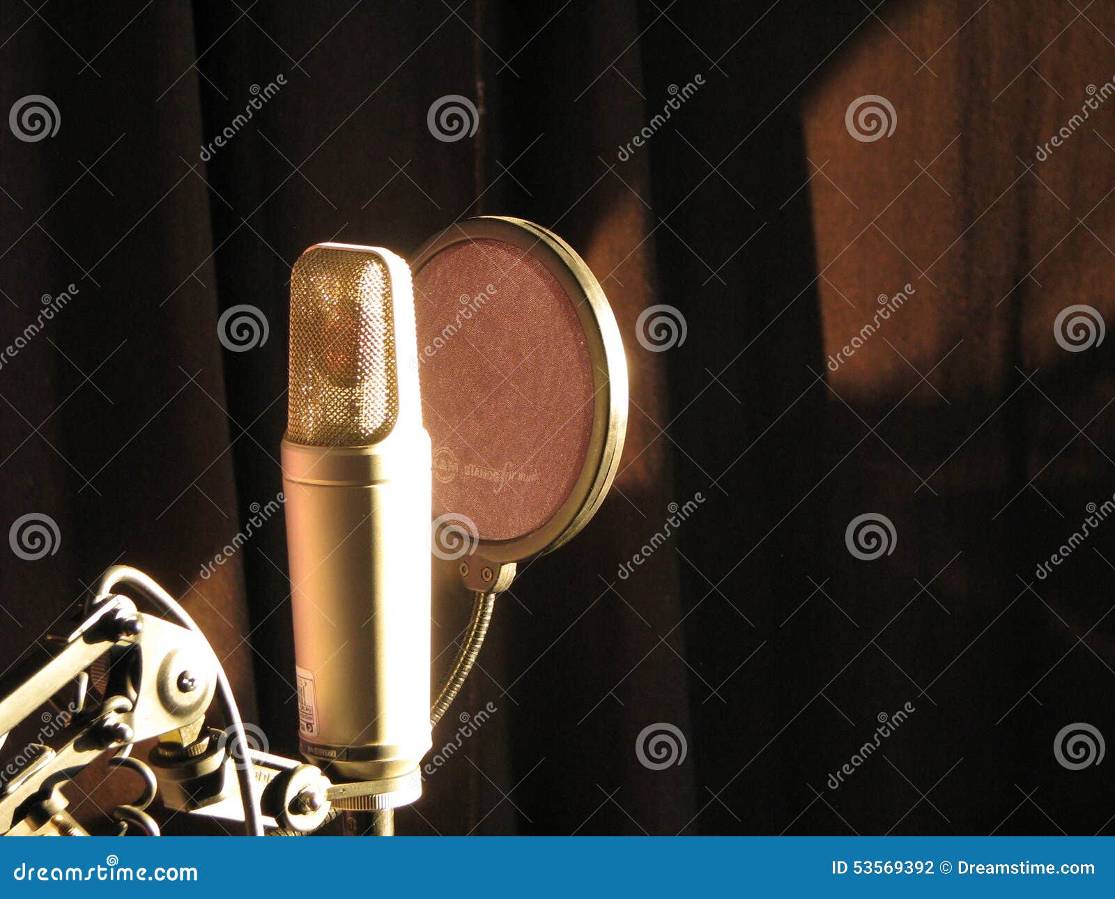 Magic microphone. editorial photography. Image of shadow - 53569392