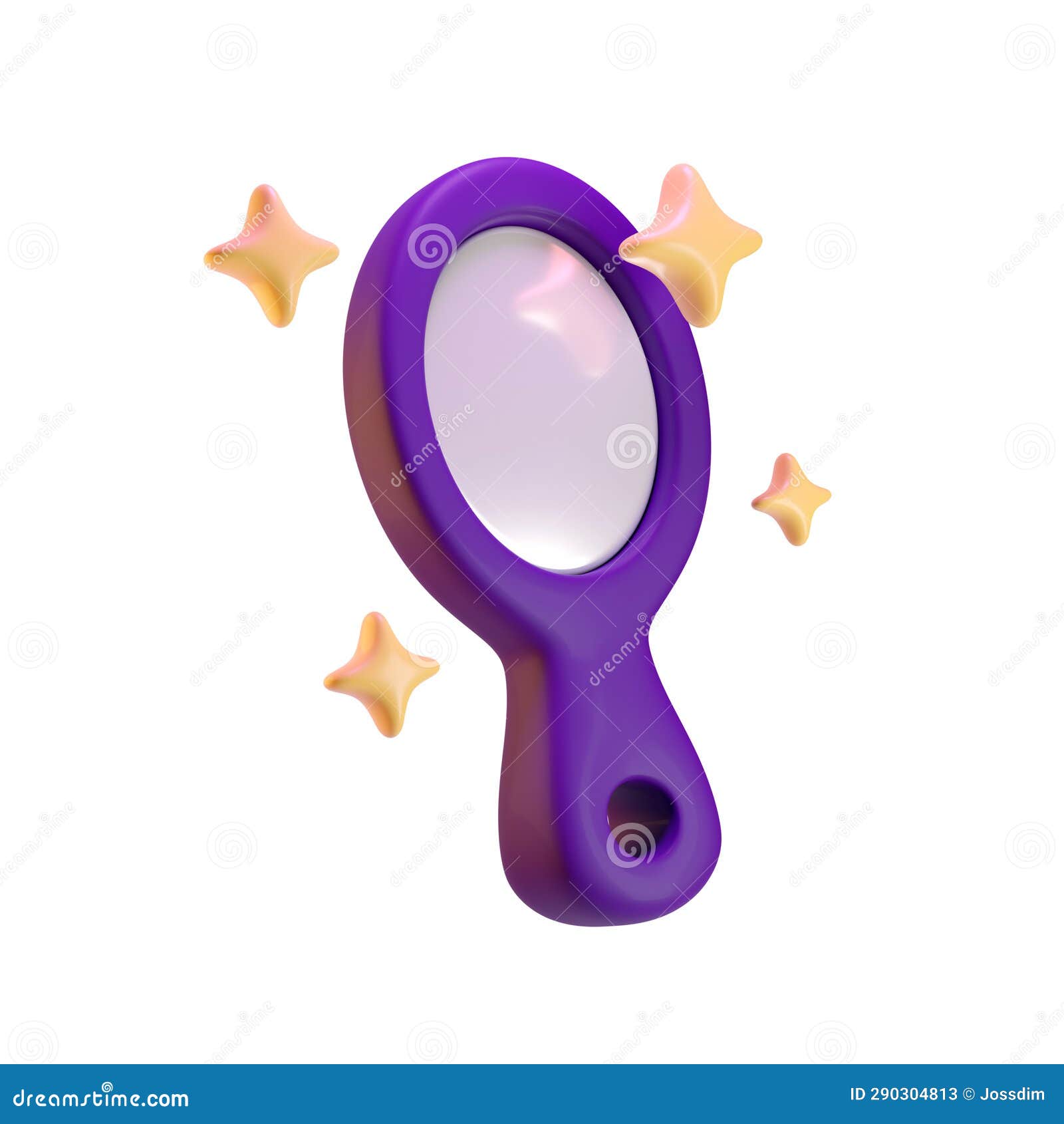 Purple Hand Magic Mirror stock illustration. Illustration of sorcery ...