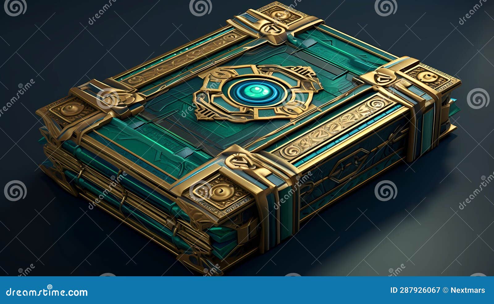 Image Open Antique Spell Book with Closed Wizard Diary. Magic Vintage ...