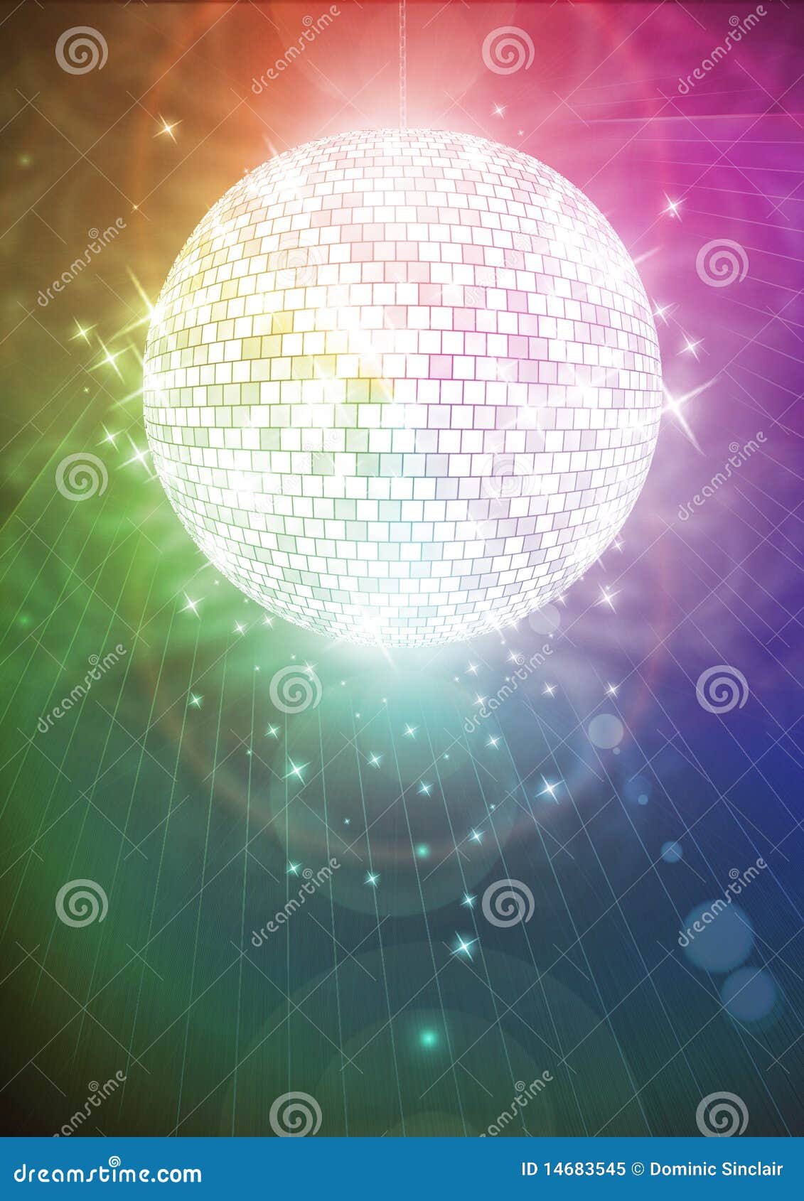 Magic Mirrorball stock illustration. Illustration of colours - 14683545