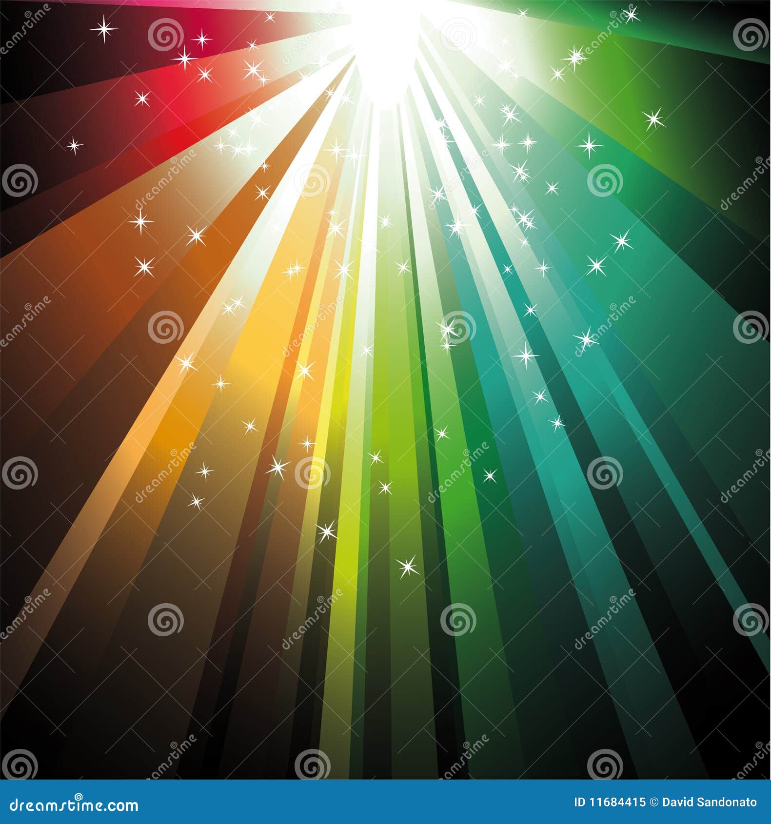 Magic Mistery Lights stock vector. Illustration of background - 11684415