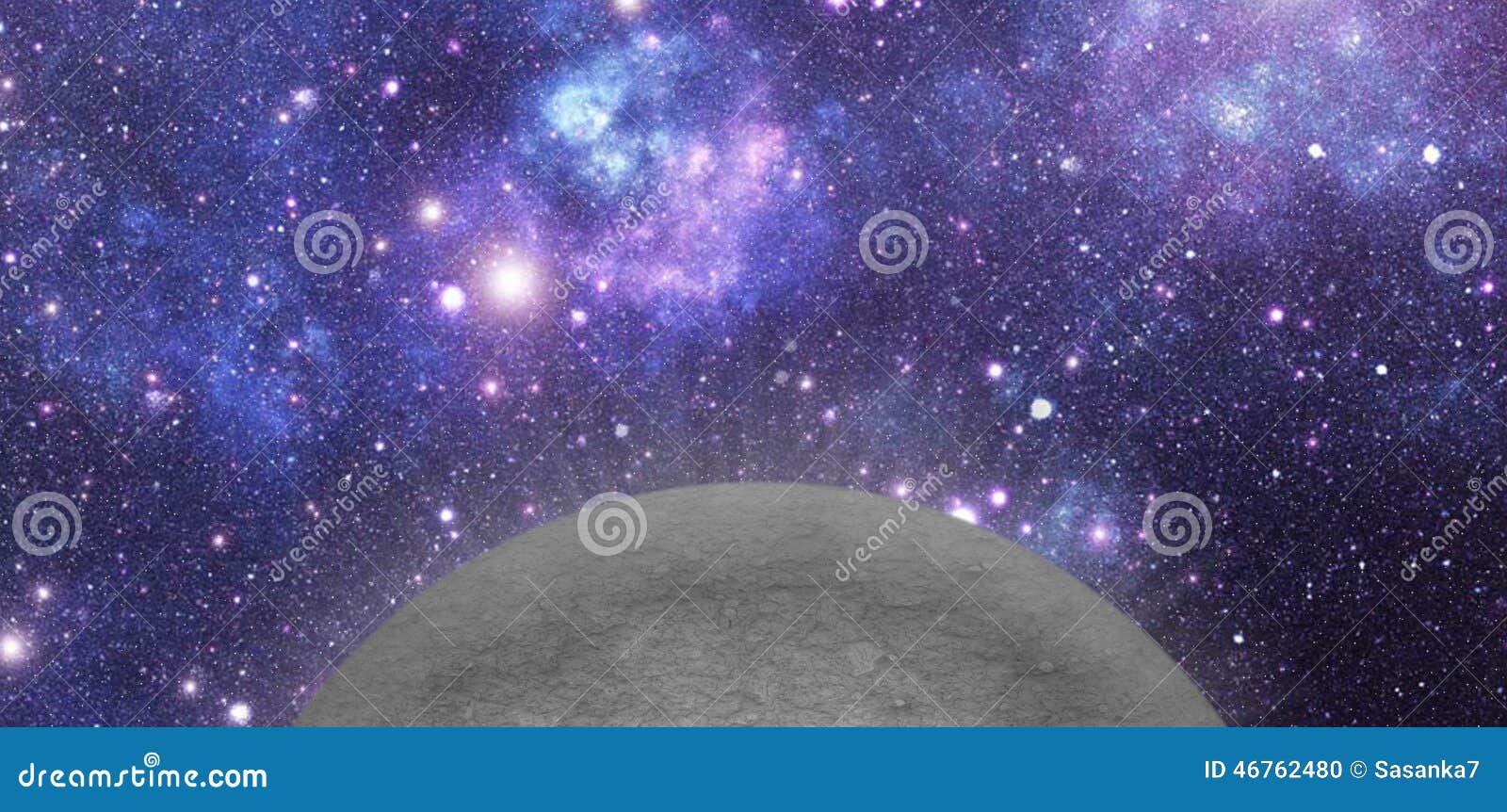 Magic moon stock illustration. Illustration of blue, abstract - 46762480