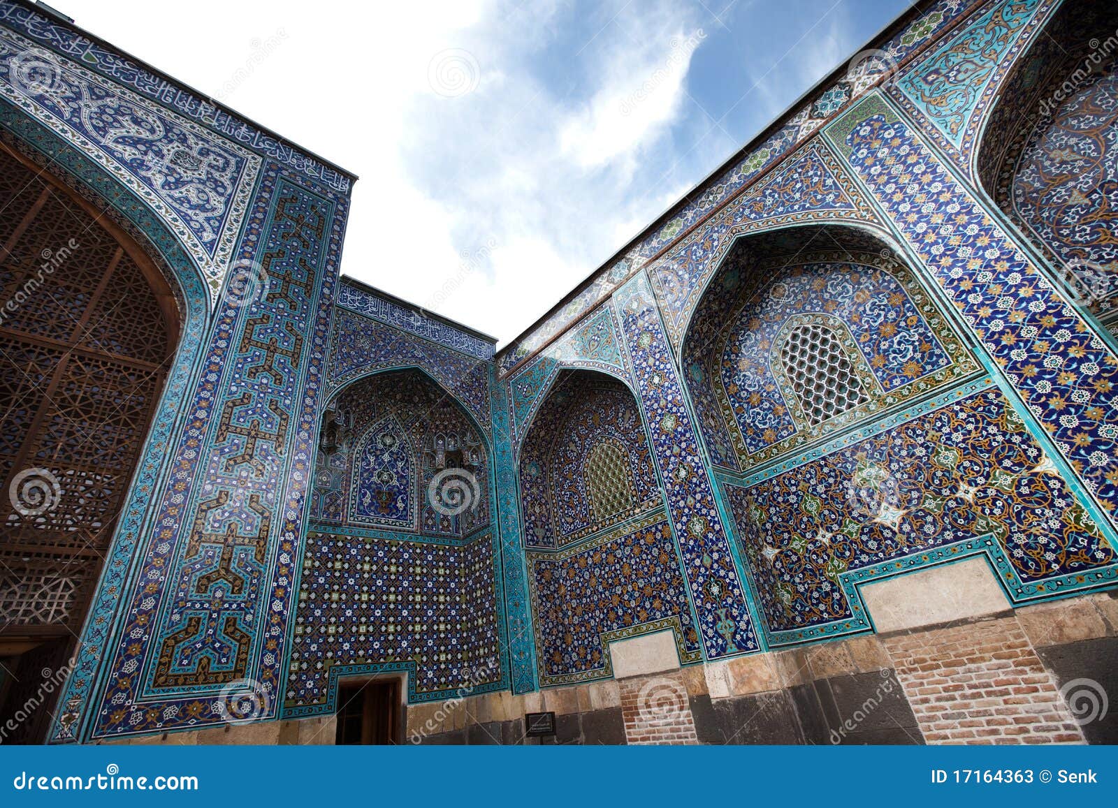 Magic mosque stock image. Image of architecture, iran - 17164363