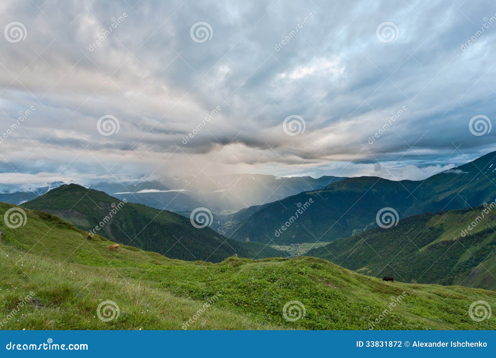 Magic mountain landscape. stock photo. Image of landscape - 33831872