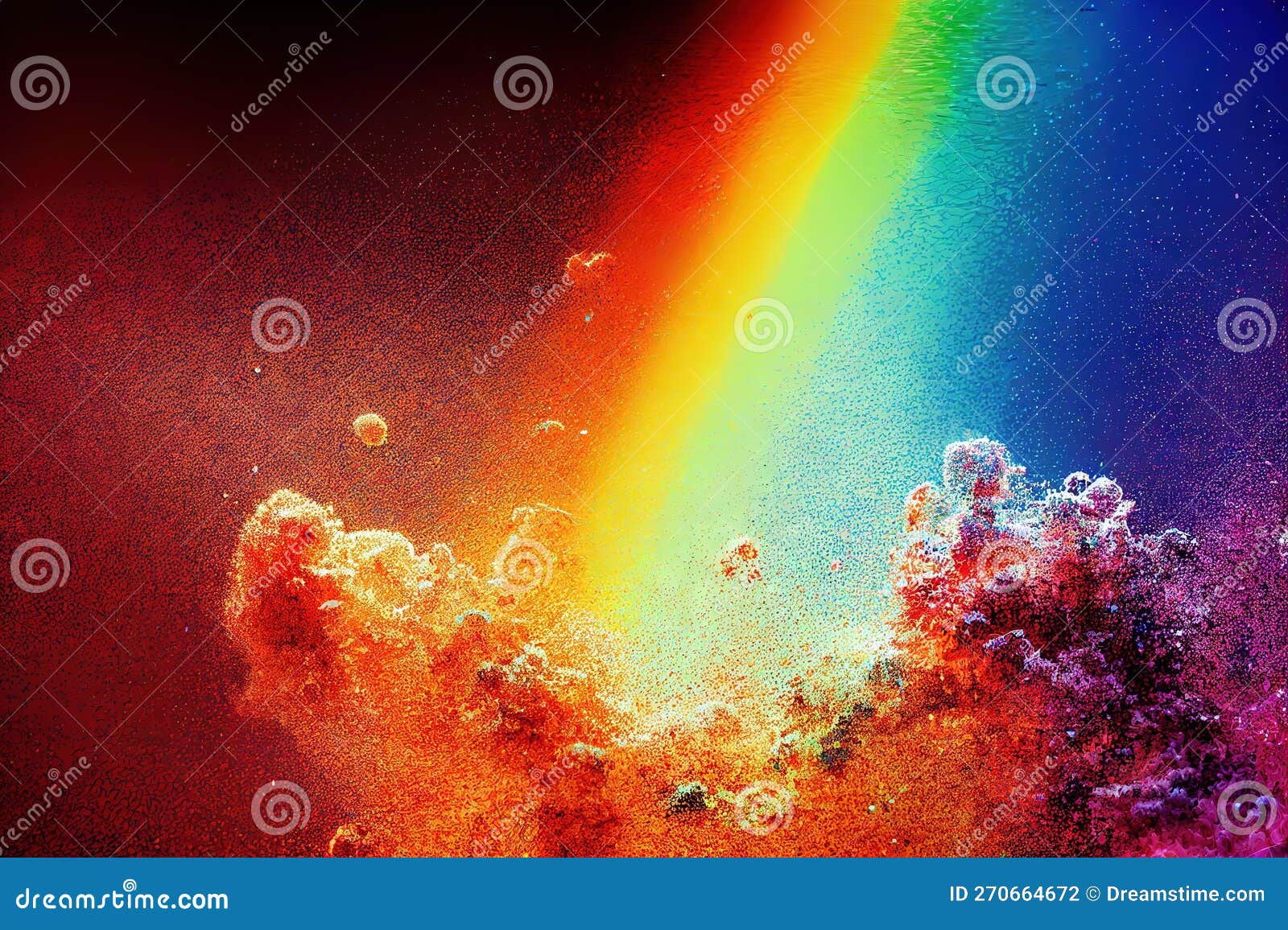 Magic Multicolored Sparkles of Light with Rays. Stock Illustration ...