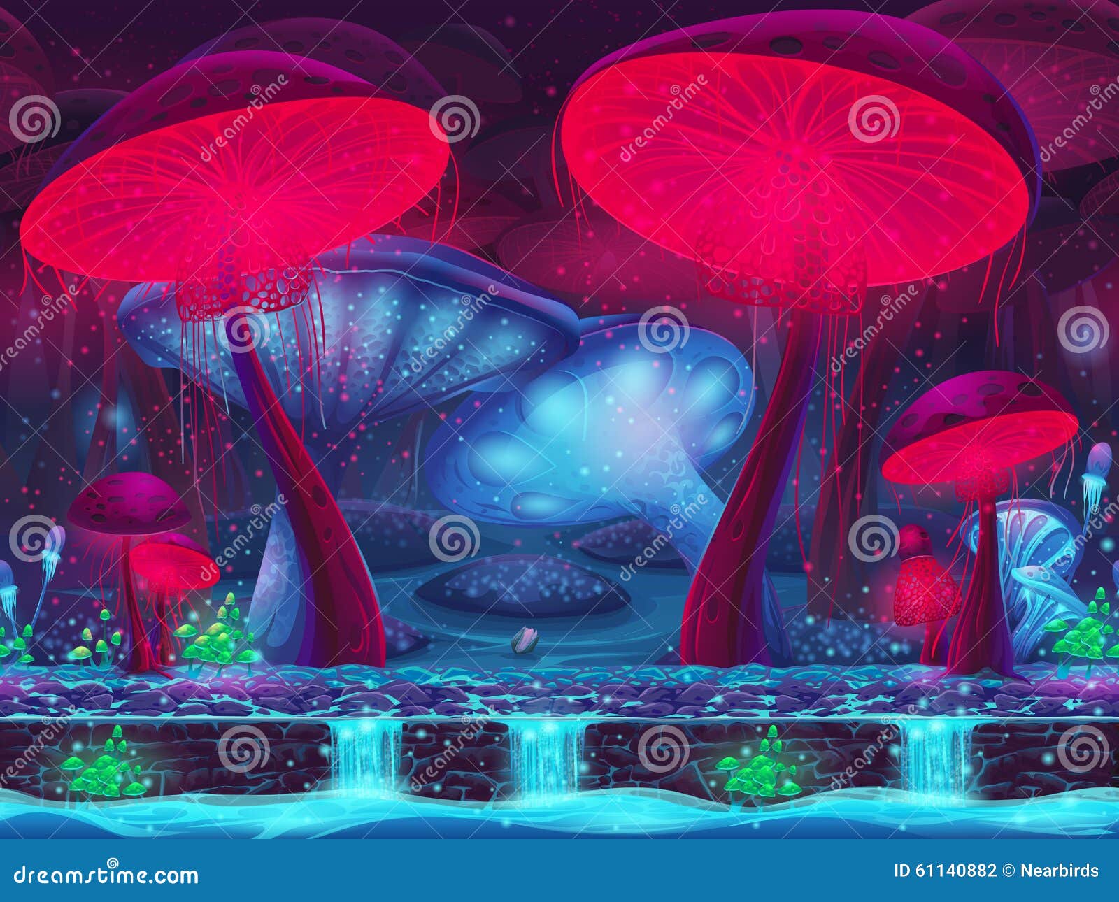 Magic Eye Background. Occult Hypnosis Gradient Eye In Space With ...