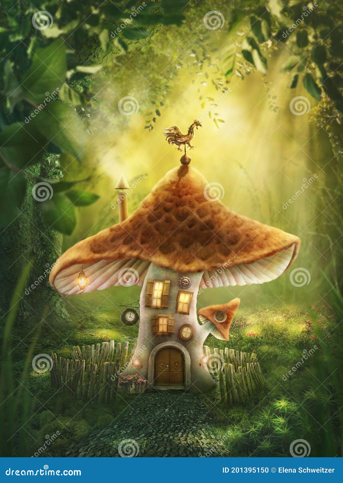 Magic mushroom home stock photo. Image of magic, wonderland - 201395150