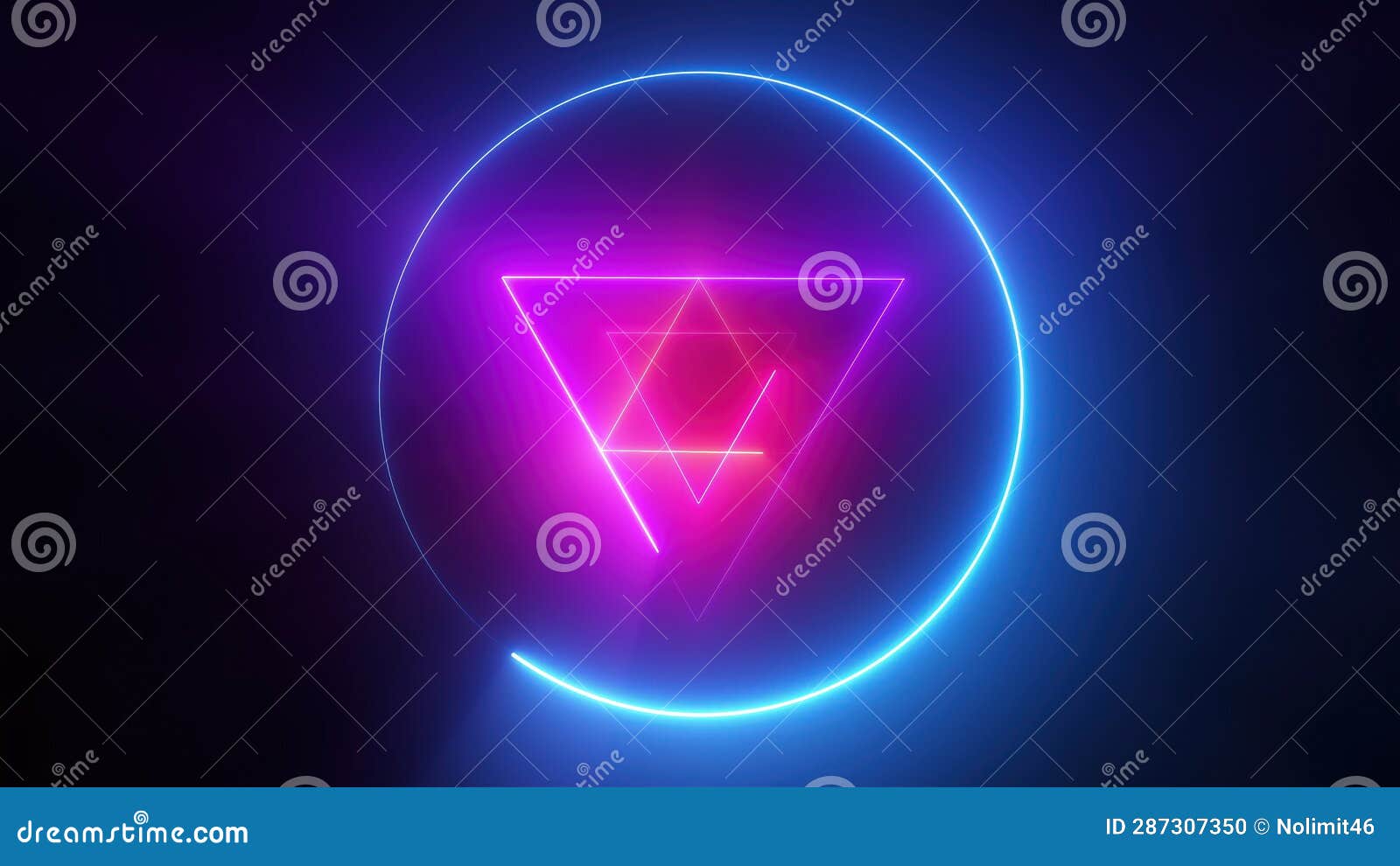 Magic neon sign stock illustration. Illustration of abstract - 287307350
