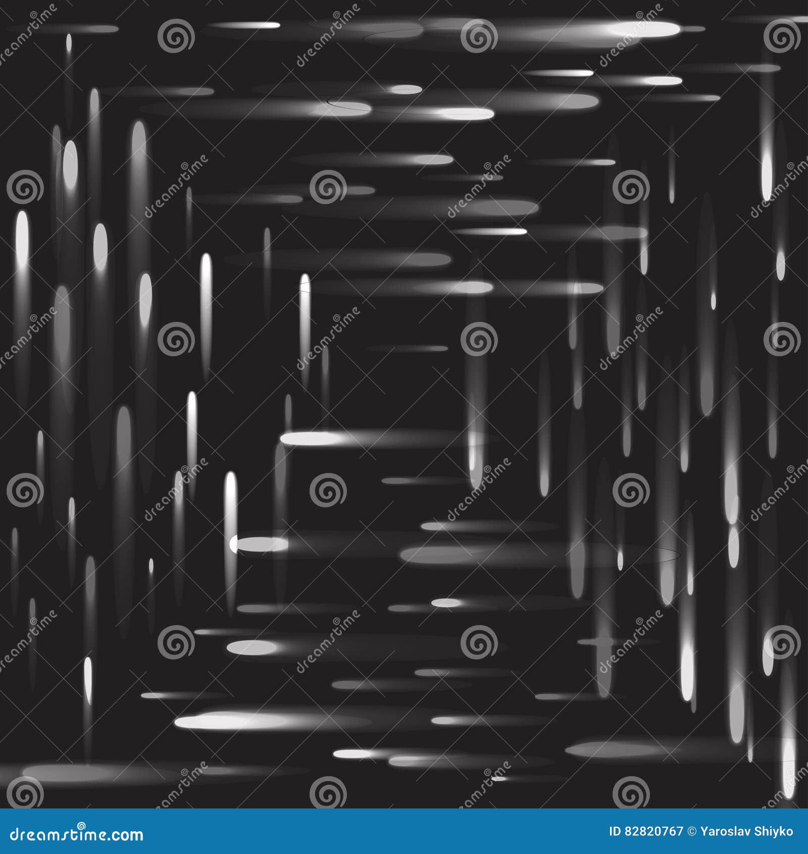 Magic Neon White Light Rays, Seamless Abstract Background Stock Vector ...