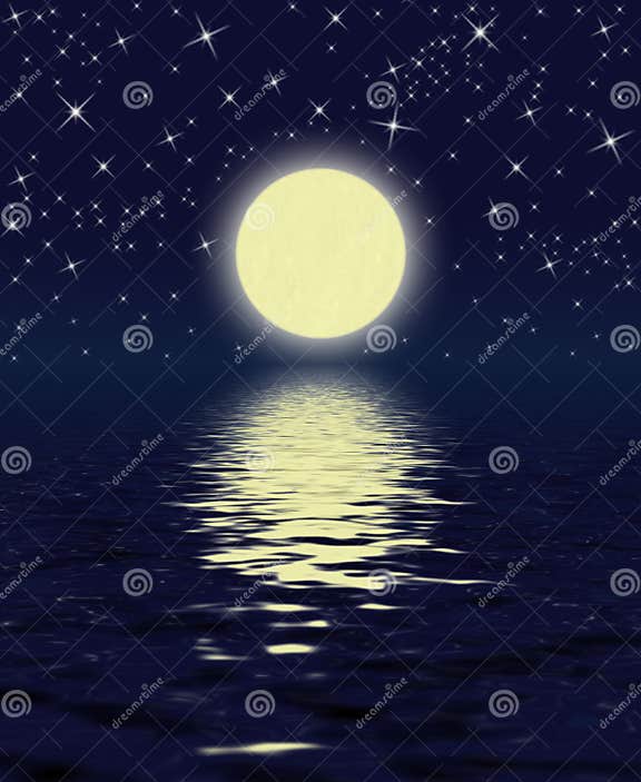 Magic Night stock illustration. Illustration of evening - 1215518
