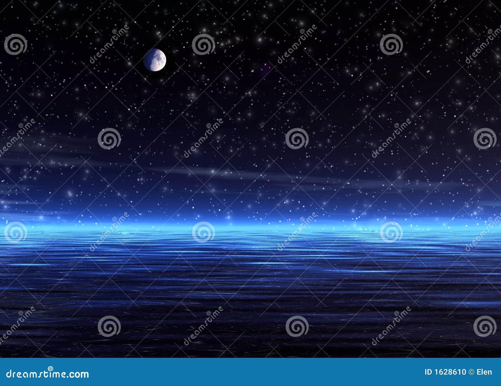 Magic Night. stock illustration. Illustration of backward - 1628610