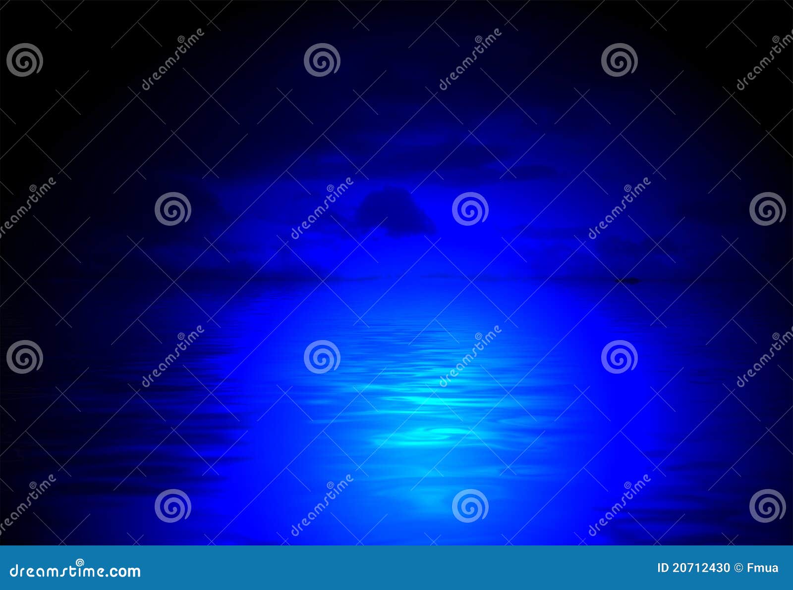 Magic Night Diversity, Blue Light, Stock Photo - Image of exterior ...