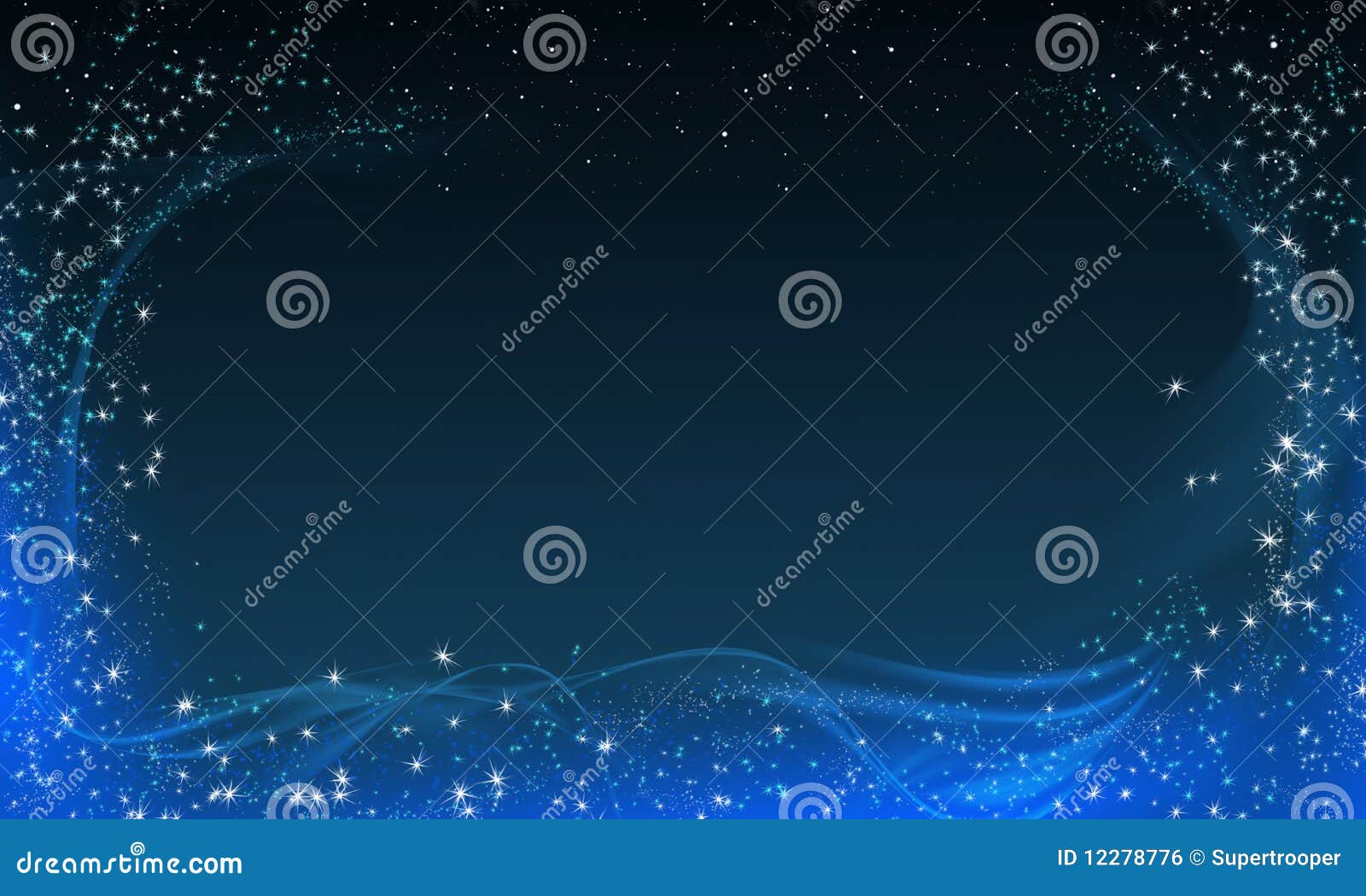 Magic night frame stock illustration. Illustration of decoration - 12278776