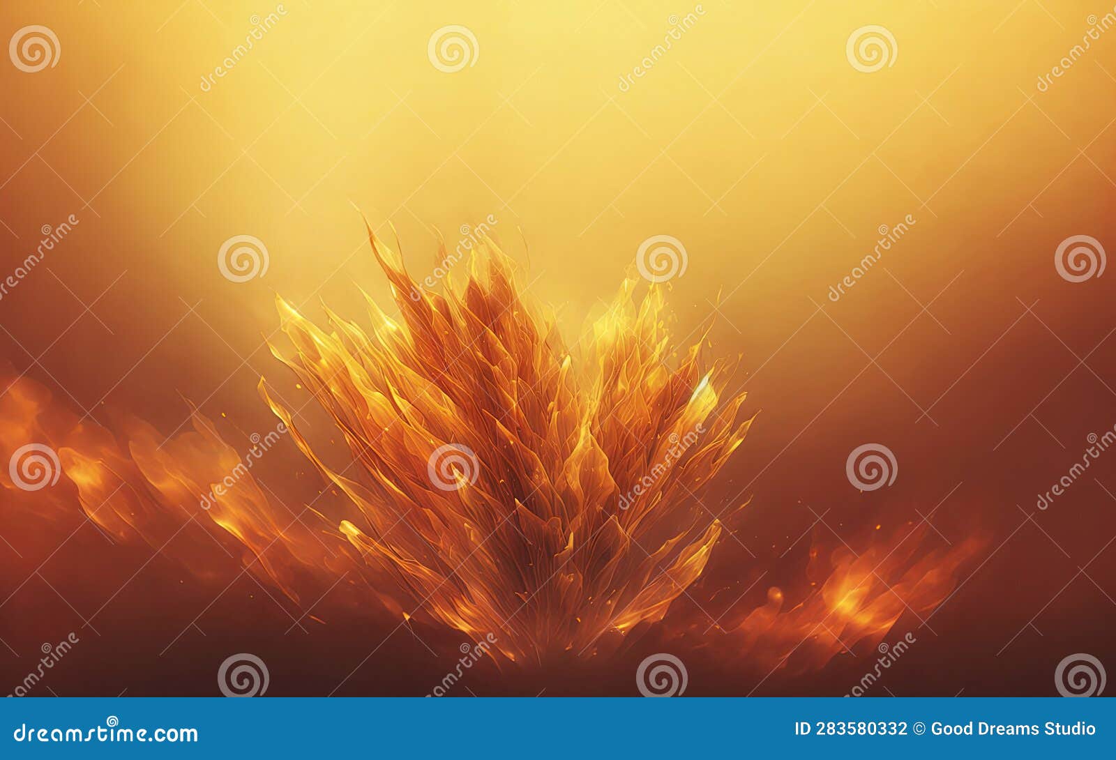 The Magic of Orange Crystal Background. Abstract Background Stock ...