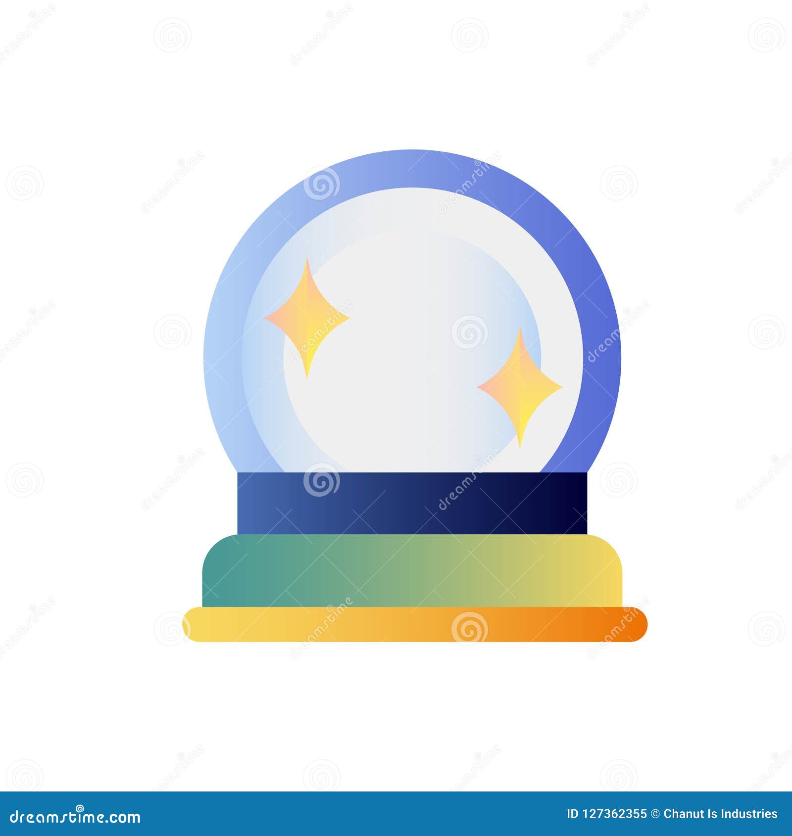 Magic Orb Gradient Illustration Stock Vector - Illustration of fortune ...