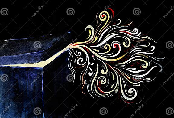 Magic stock illustration. Illustration of present, ornament - 67336643