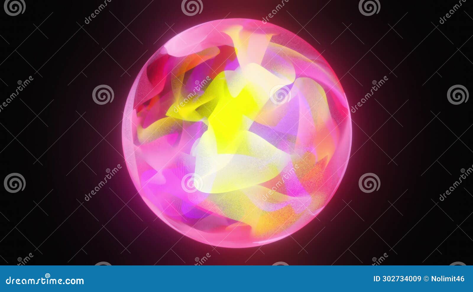 Magic Particle Sphere stock illustration. Illustration of energy ...