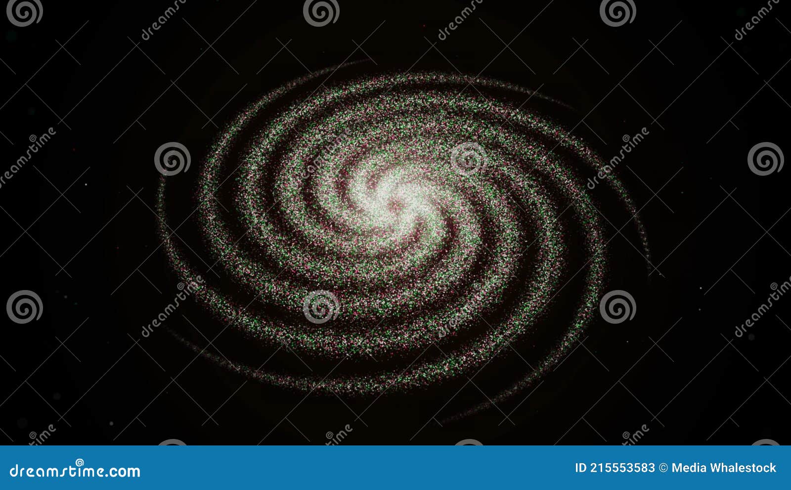 Magic Particles Spinning and Becoming a Cloud of Energy with a Ring in ...