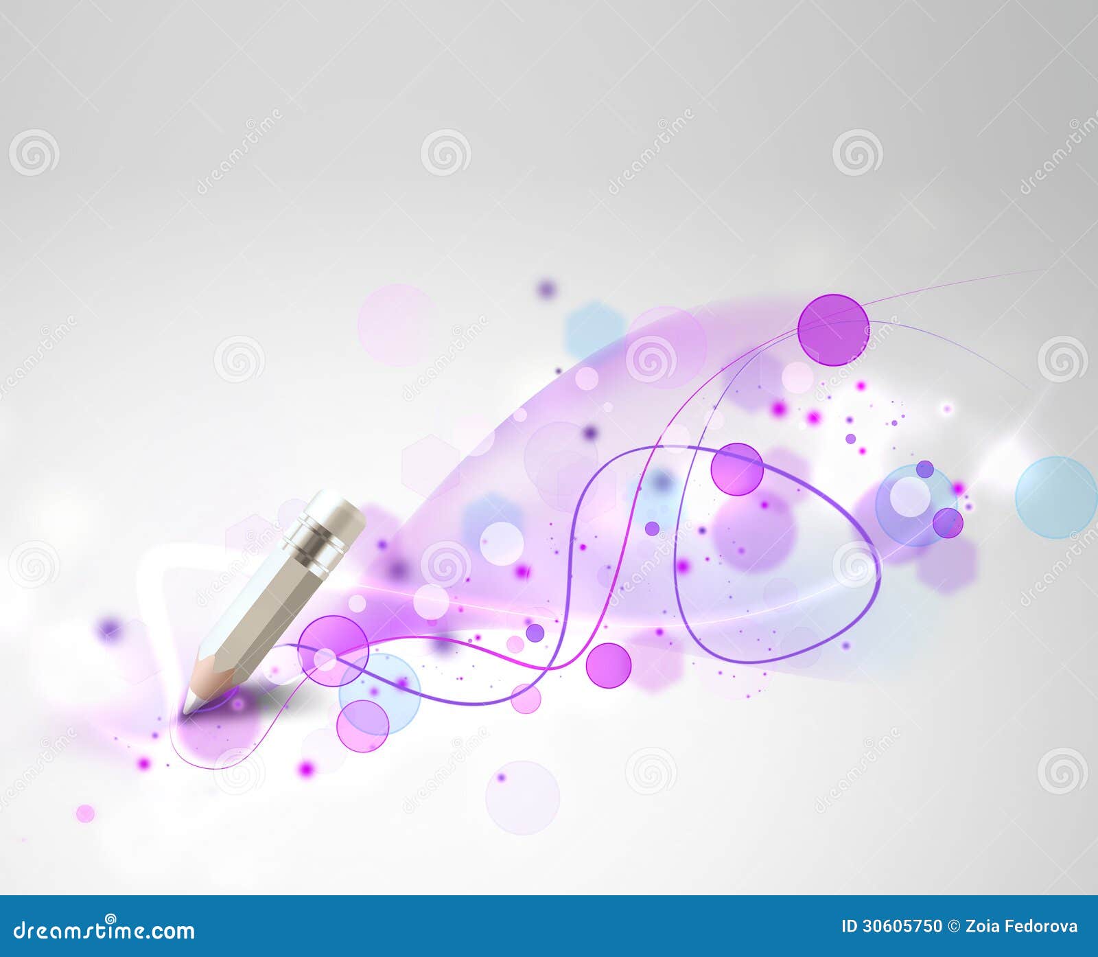 Magic pencil stock illustration. Illustration of black - 30605750