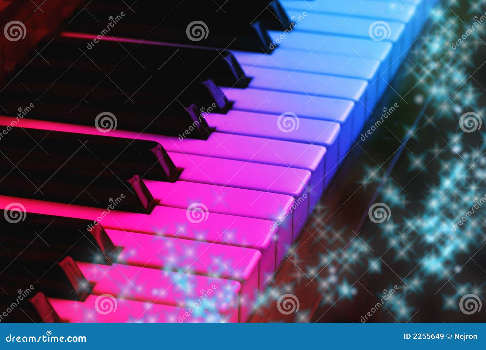 Magic piano stock image. Image of nigt, nightlife, ivory - 2255649