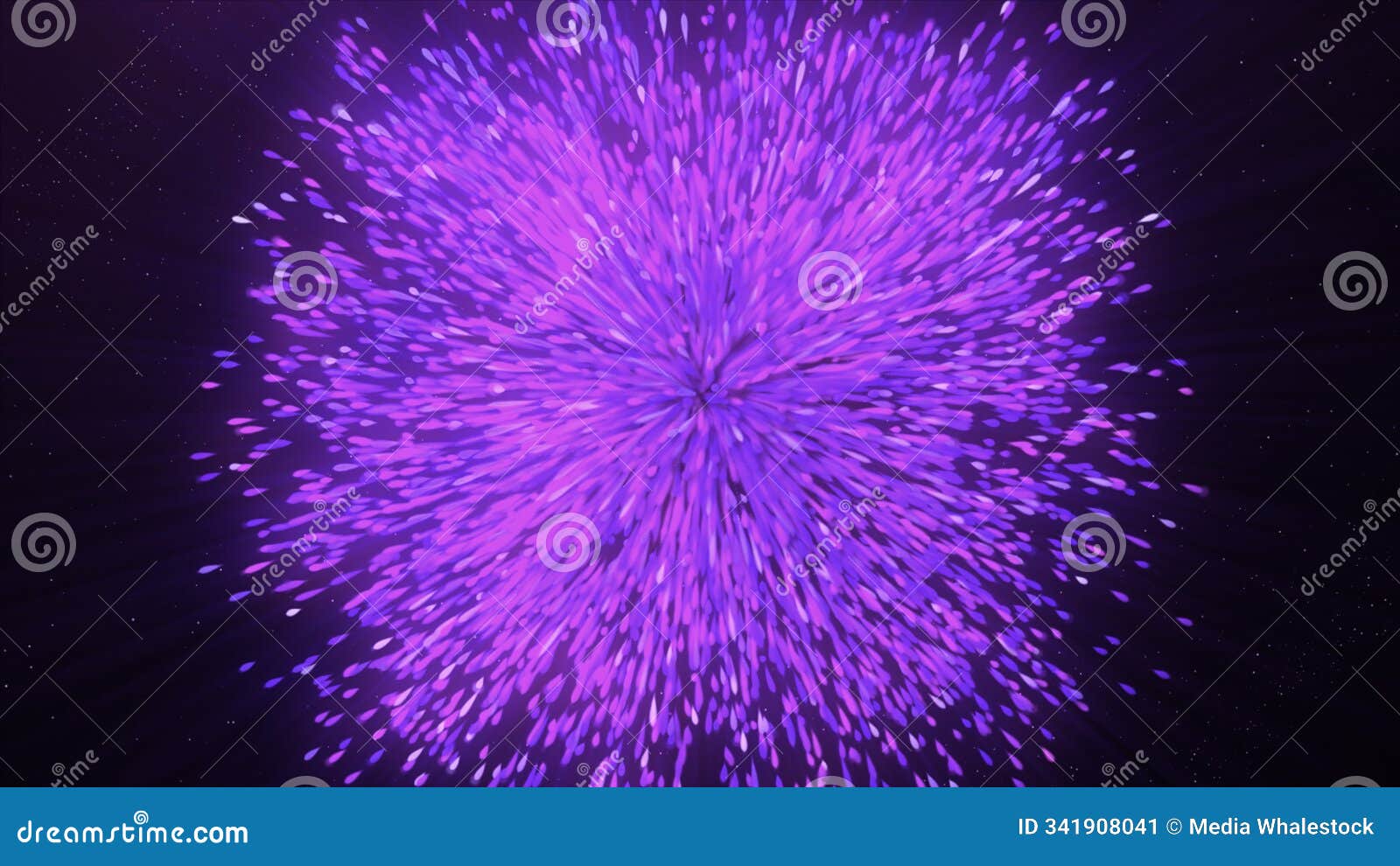 Magic Pink Animation with Sphere of Particles and Rays Becoming Smaller ...