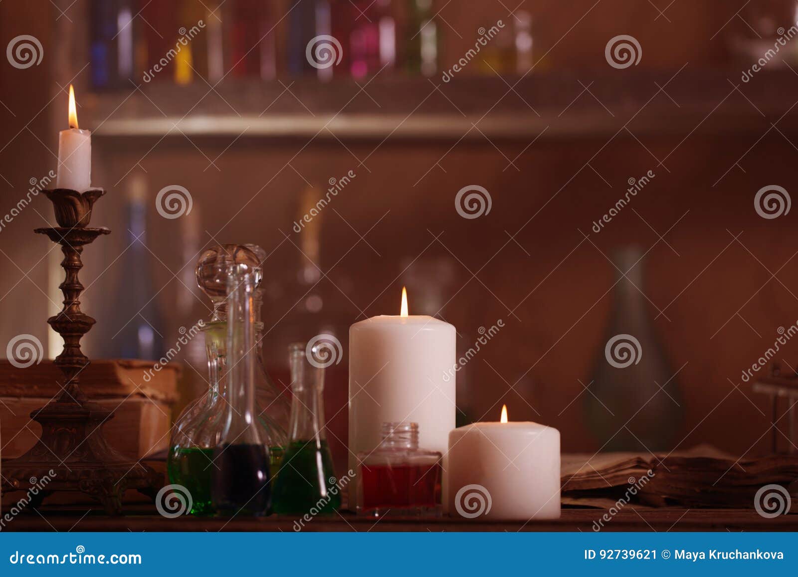 Magic Potion, Ancient Books Stock Image - Image of books, objects: 92739621