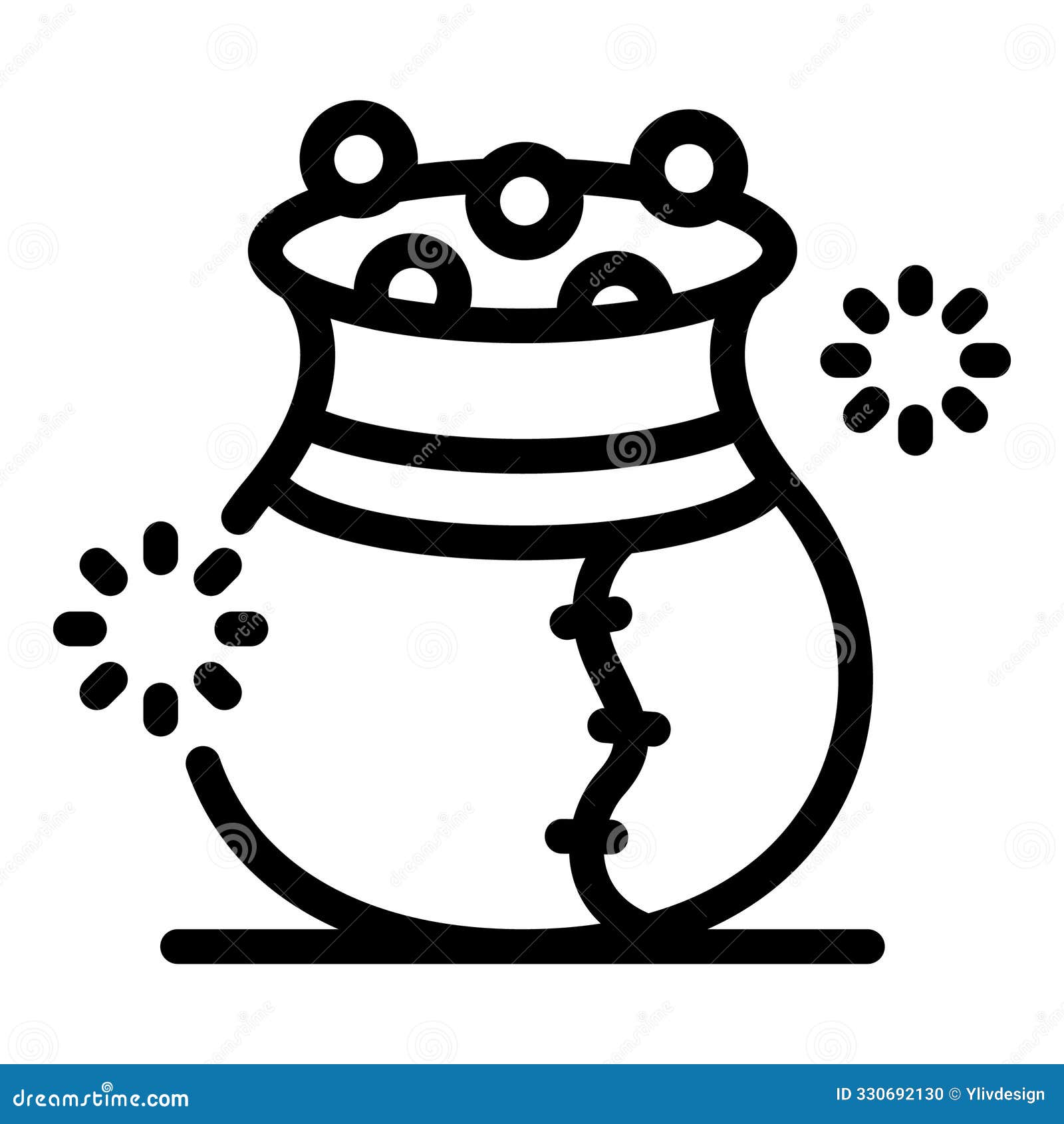 Magic Potion Exploding with Bubbles and Sparkles Stock Illustration ...