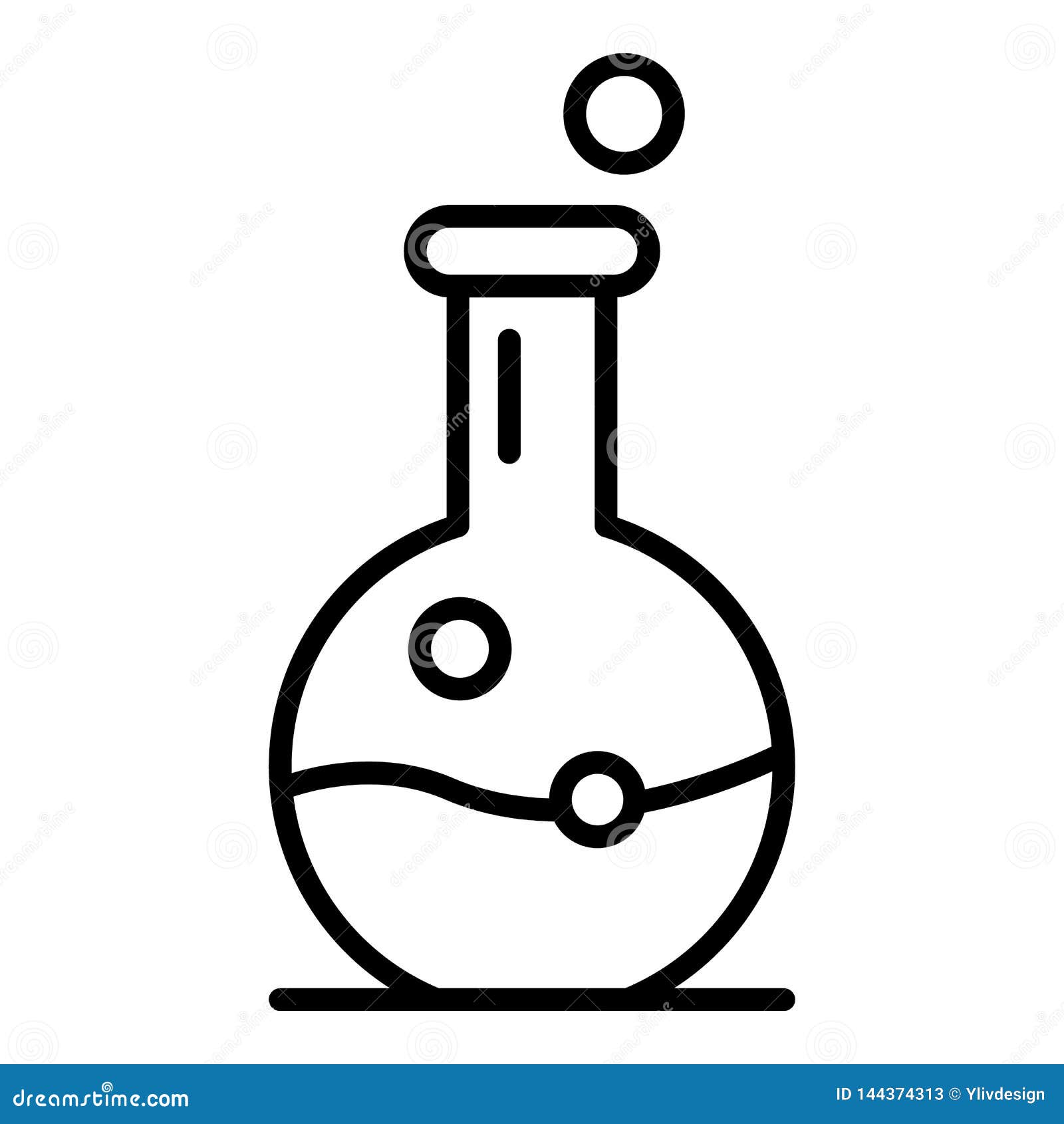 Magic Potion Icon, Outline Style Stock Vector - Illustration of design ...