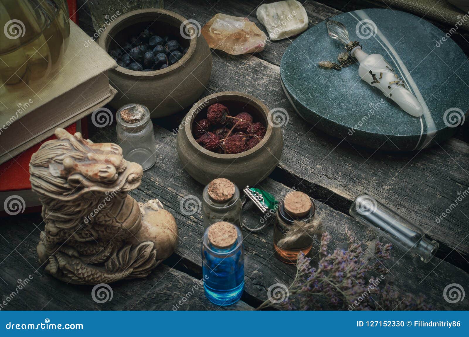 Alchemist. Witchcraft. stock photo. Image of magician - 127152330