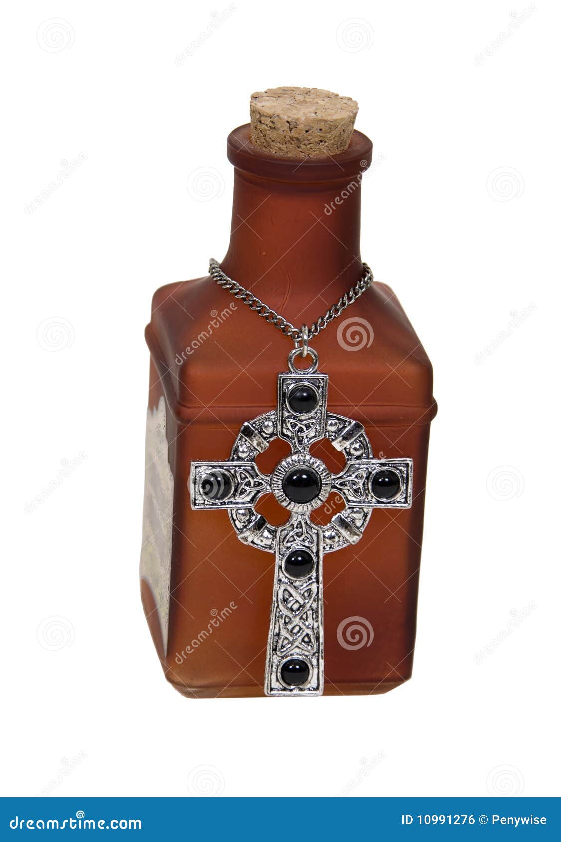 Magic Potion with Silver Cross Stock Photo - Image of medical ...