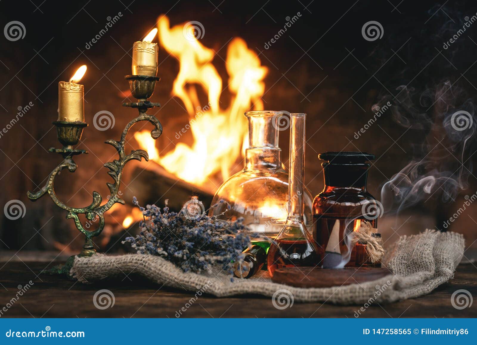 Magic potions. stock image. Image of drink, potion, medicinal - 147258565